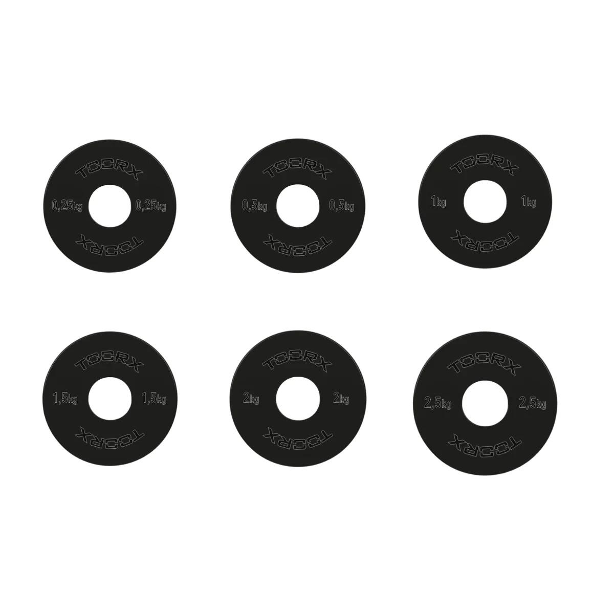 Micro Plaques de Poids - 50 mm - Noir - Acier - 0,5 kg TOORX | Decathlon