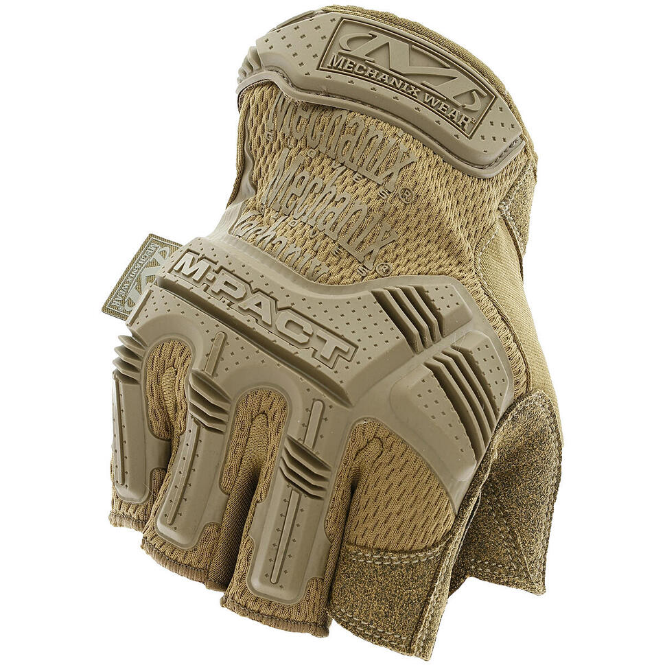 Mechanix Wear M-Pact Fingerless Gloves Coyote | Decathlon