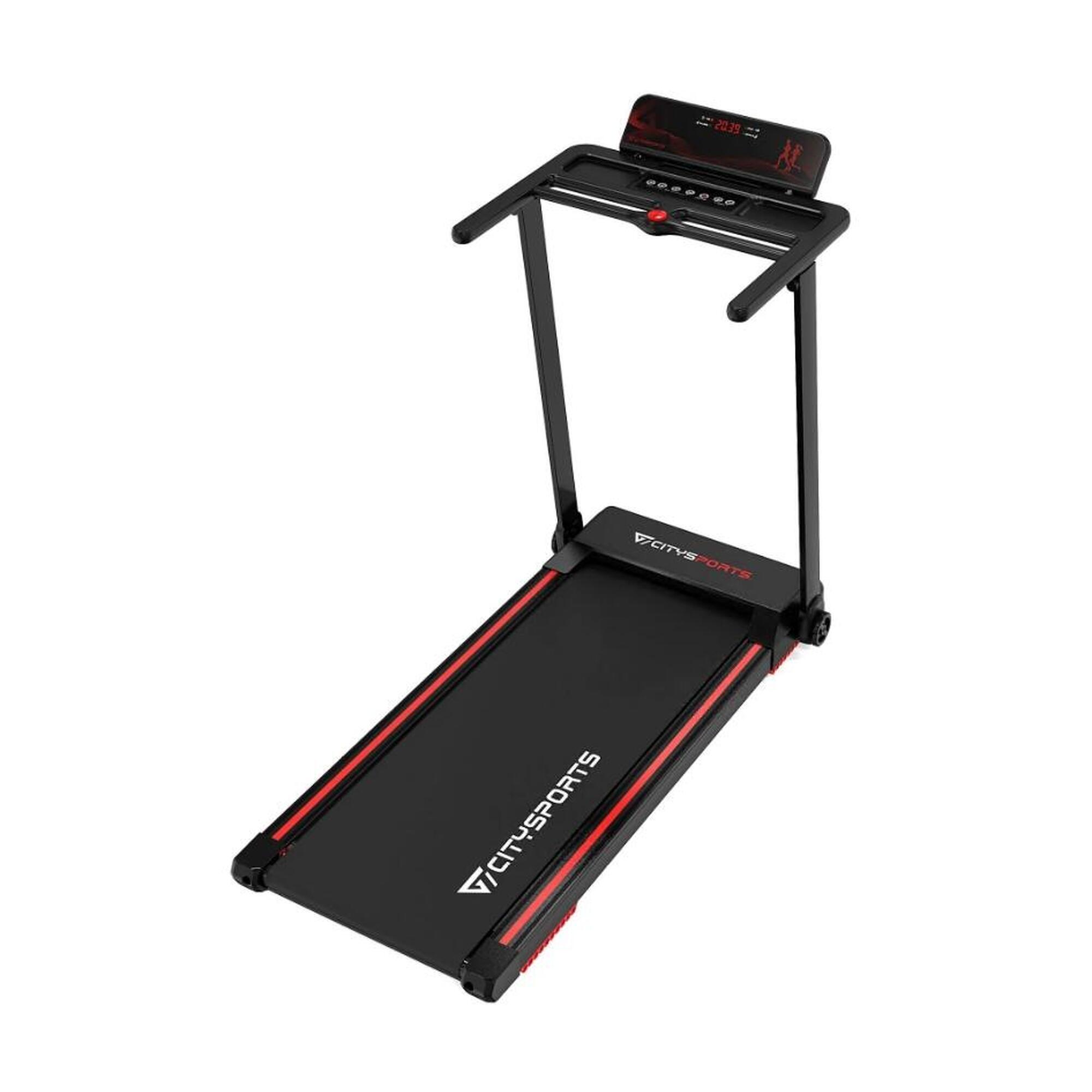 Tapis de Course Pliable 1400W,CITYSPORTS WP9,APP,Bluetooth,Vitesse 1 ...