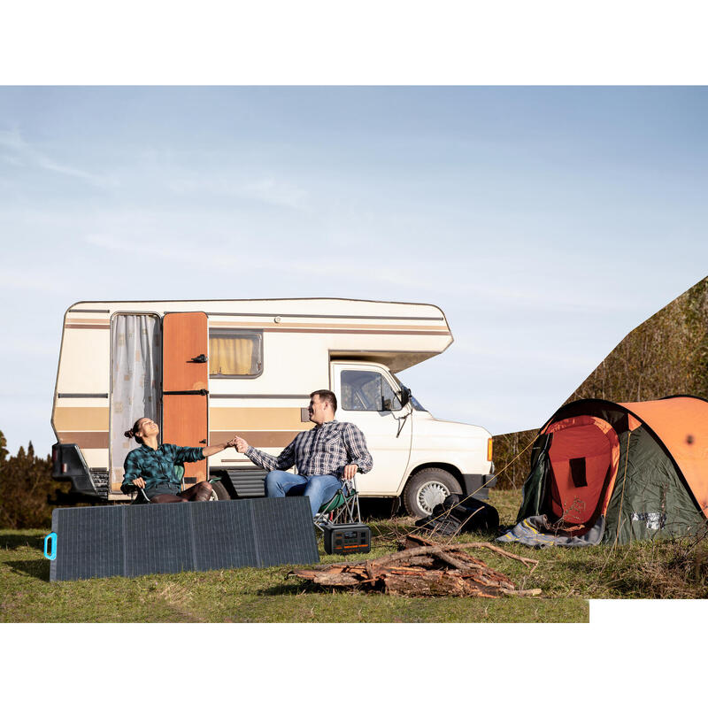 BLUETTI - Kit stație de alimentare BLUETTI AC2P cu panou solar 100 W ...