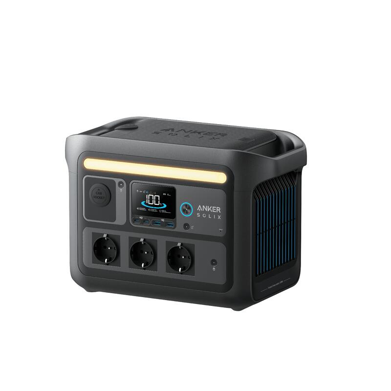 ANKER - Kit stație de alimentare Anker SOLIX C800X cu panou solar ...