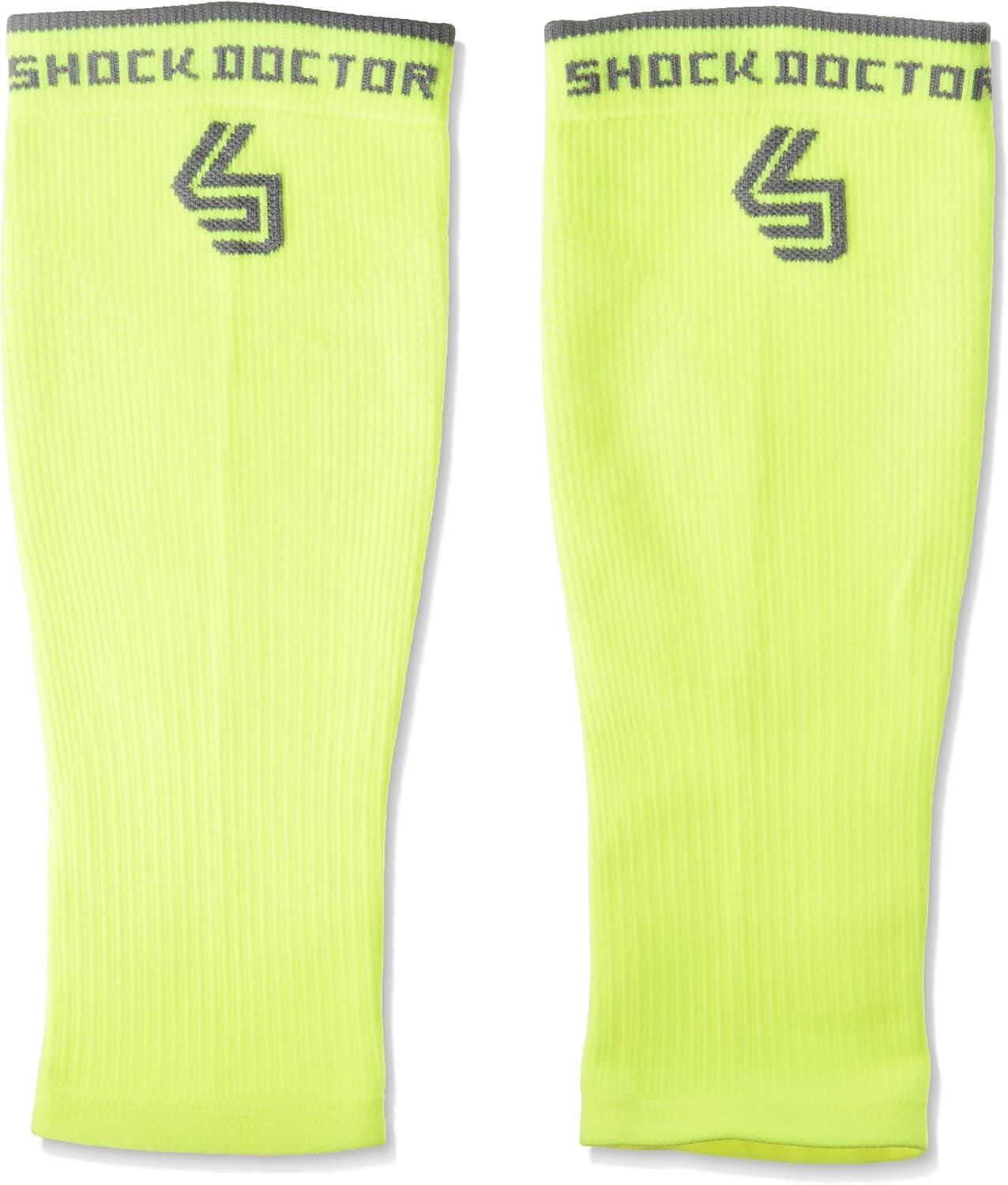Shock Doctor Calf Compression Sleeve Support Lime Brace Recovery ...