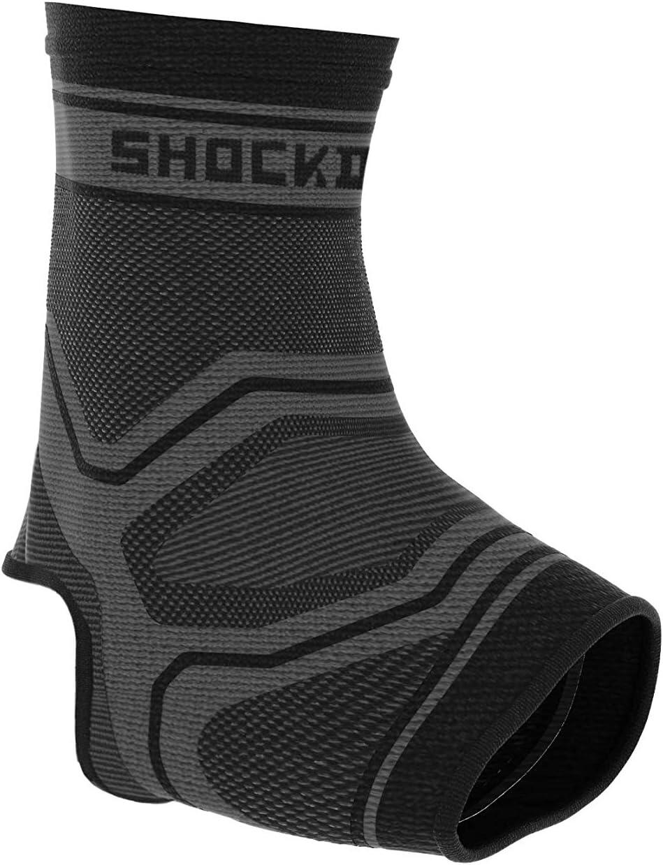 Shock Doctor Ankle Compression Sleeve Support Black Brace Recovery ...