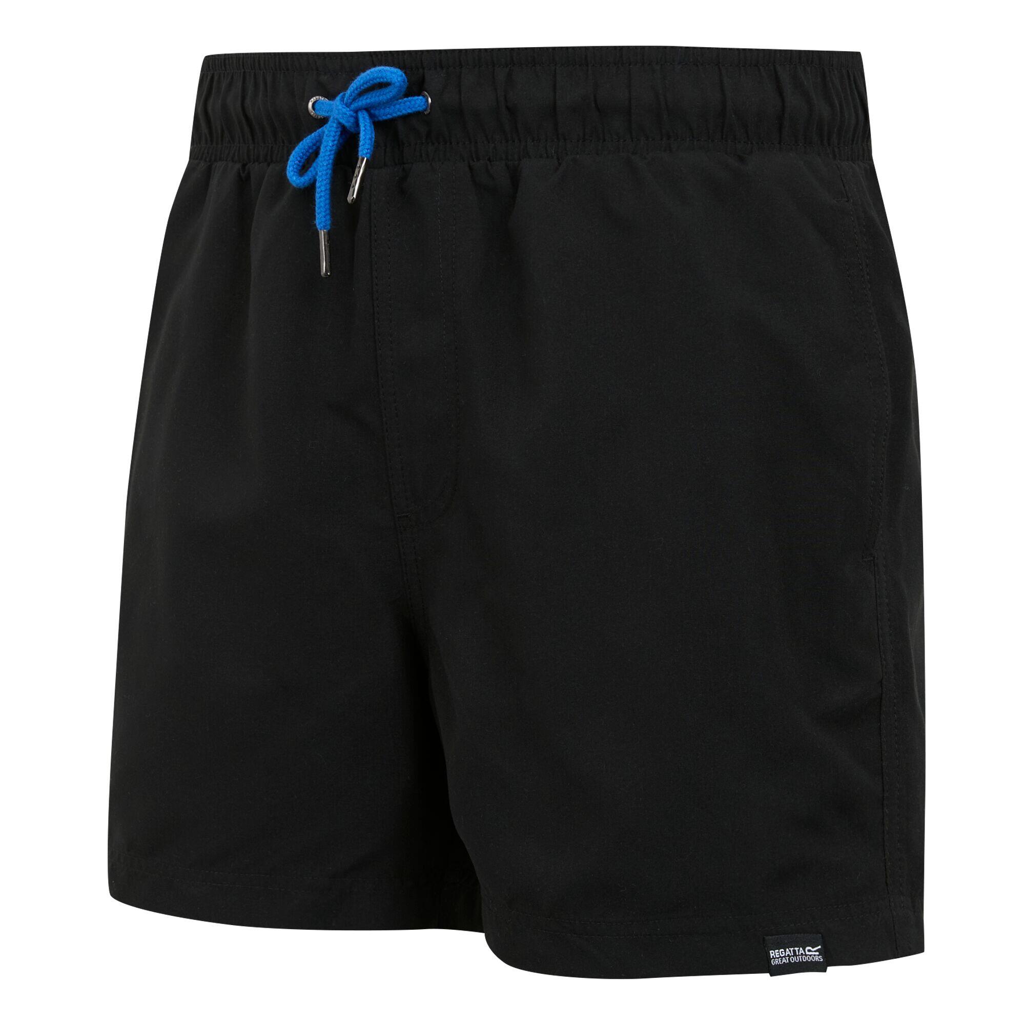 Mens Mawson II Swim Shorts (Black/Olympian Blue) | Decathlon