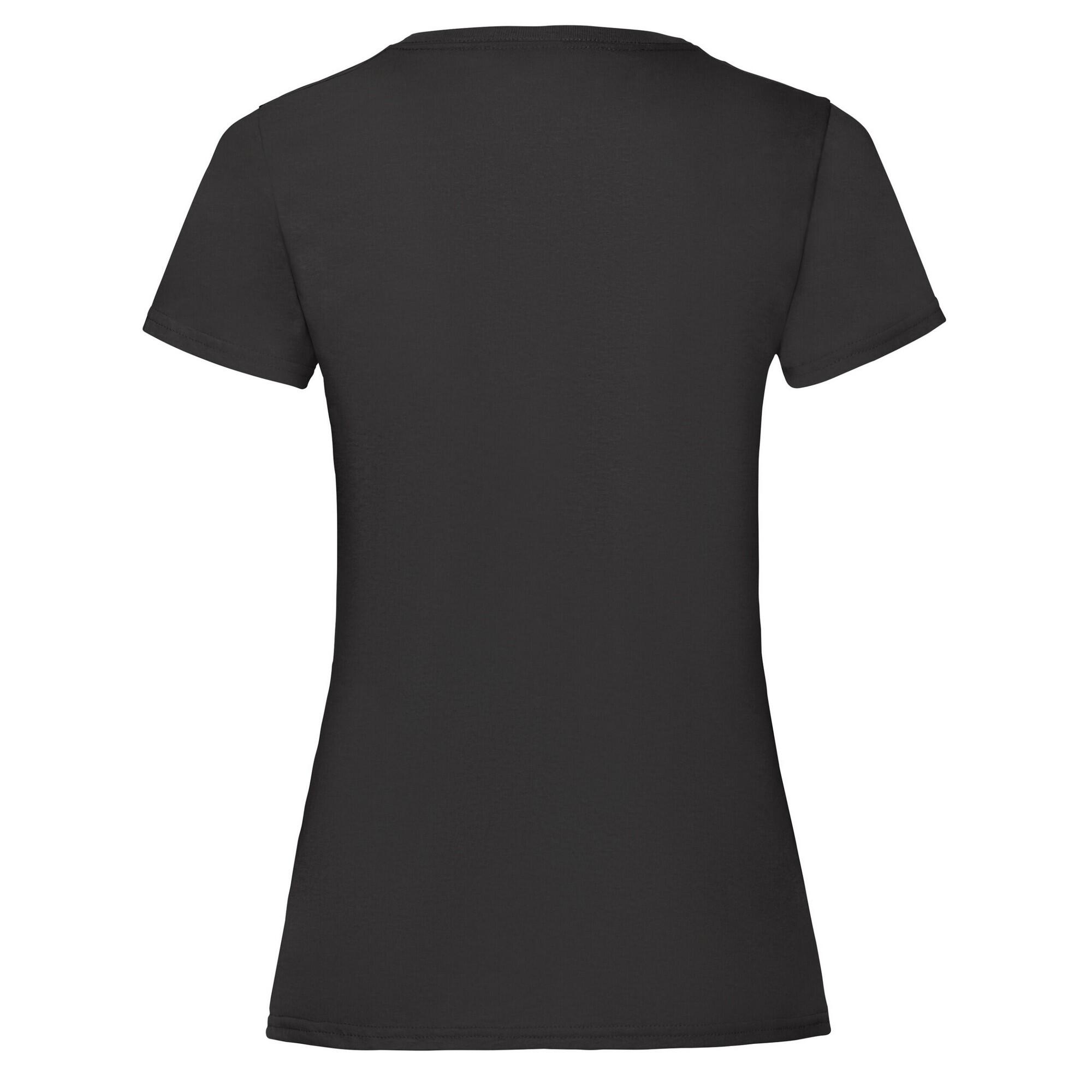 Womens/Ladies Lady Fit TShirt (Black) FRUIT OF THE LOOM | Decathlon