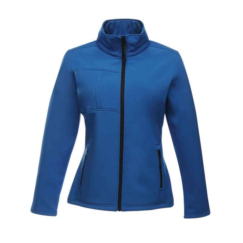 Womens/Ladies Octagon II Soft Shell Jacket (Oxford Blue/Black) - Decathlon