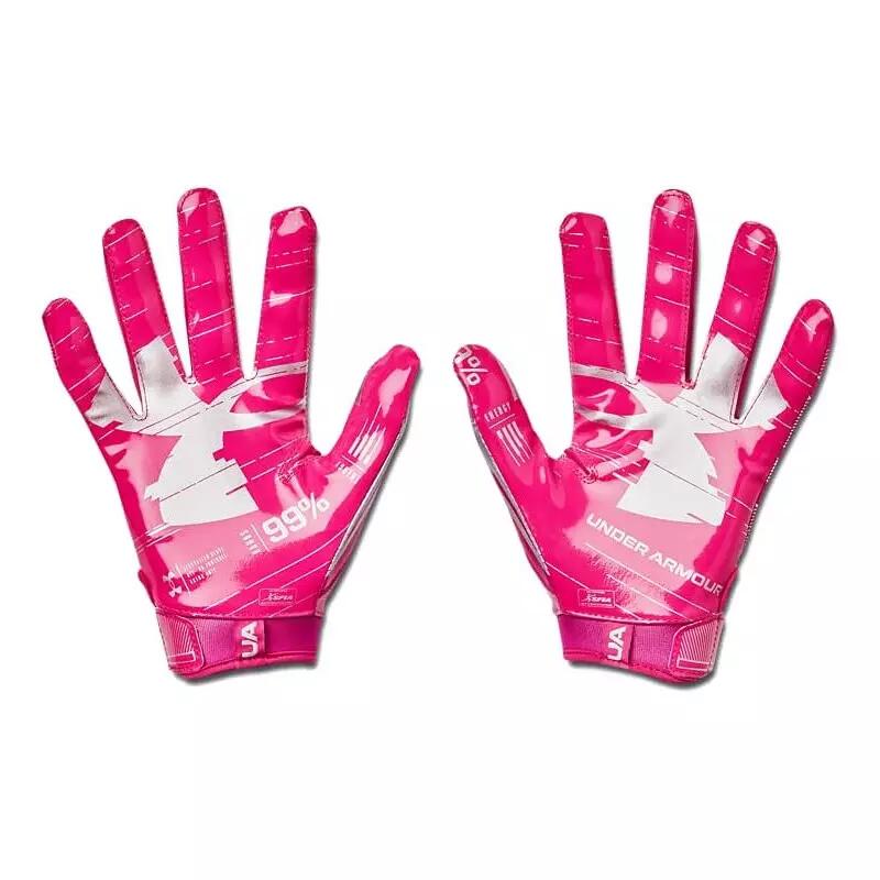 Gants de football américain Under armour F8 Rose UNDER ARMOUR | Decathlon
