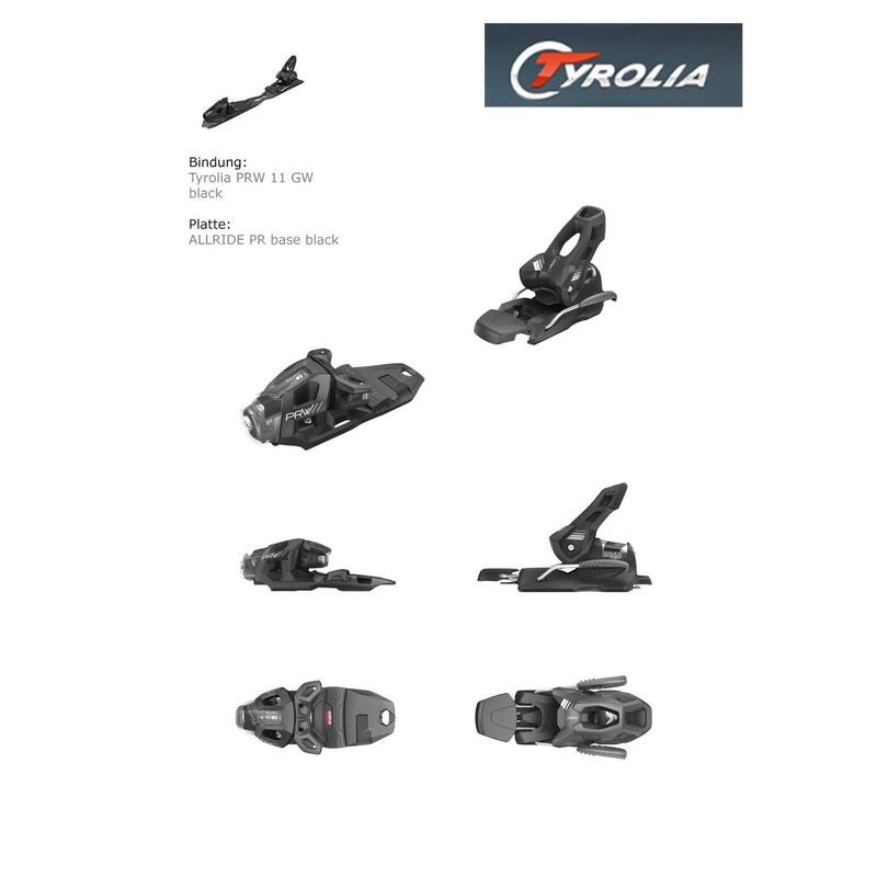 Ski Freeride Allmountain Savage Pro Rocker Wide + Fixations Tyrolia PR 11 GW AIRTRACKS | Decathlon