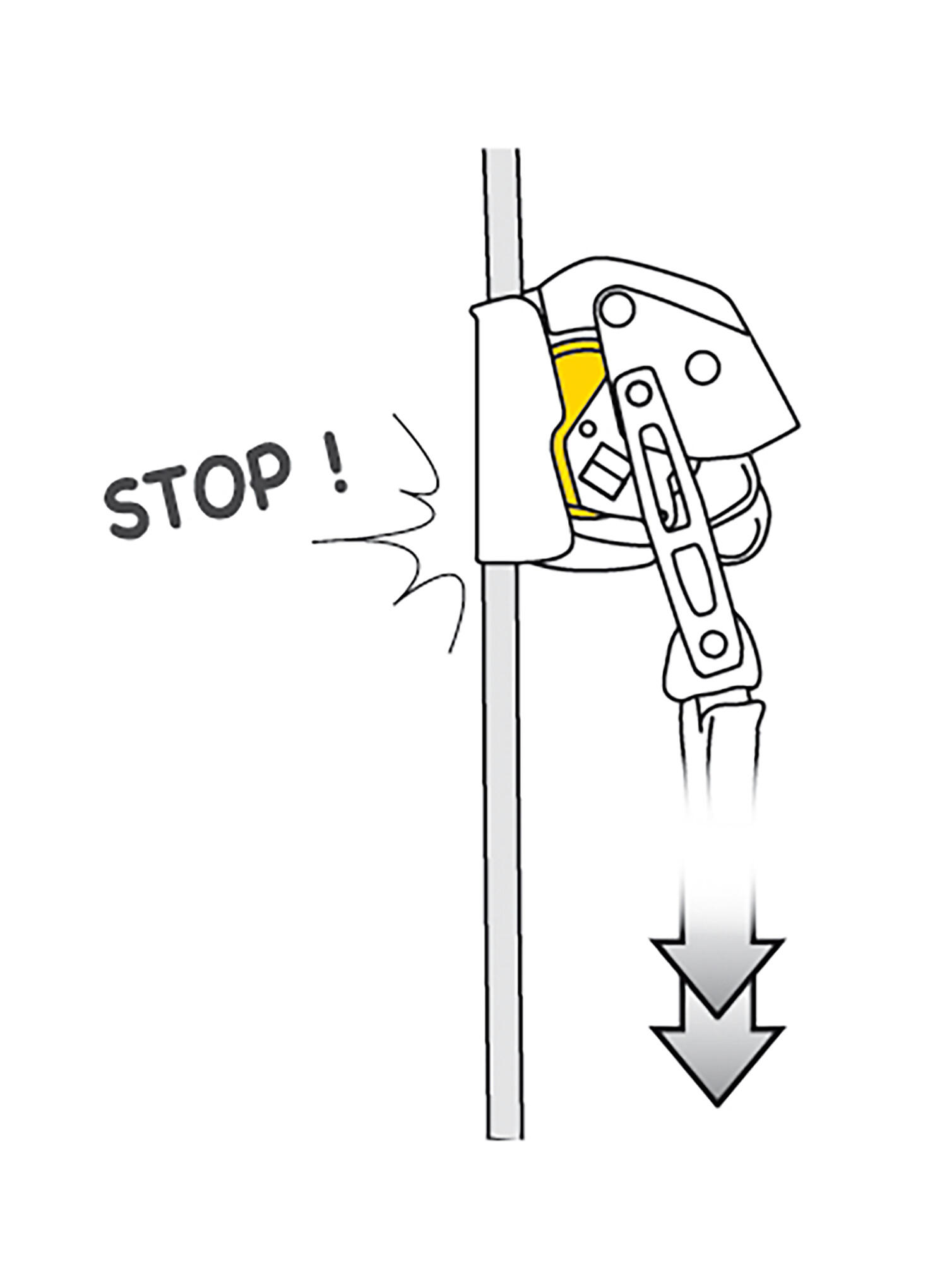 Petzl ASAP LOCK mobile Auffanggerät Aluminium/Edelstahl, Seile 10–13 mm ...