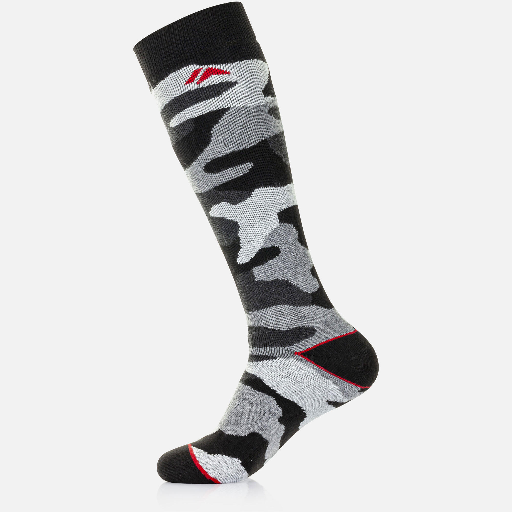 Pro Tech Plus Camo 3pk Sock Black Camo SURFANIC | Decathlon