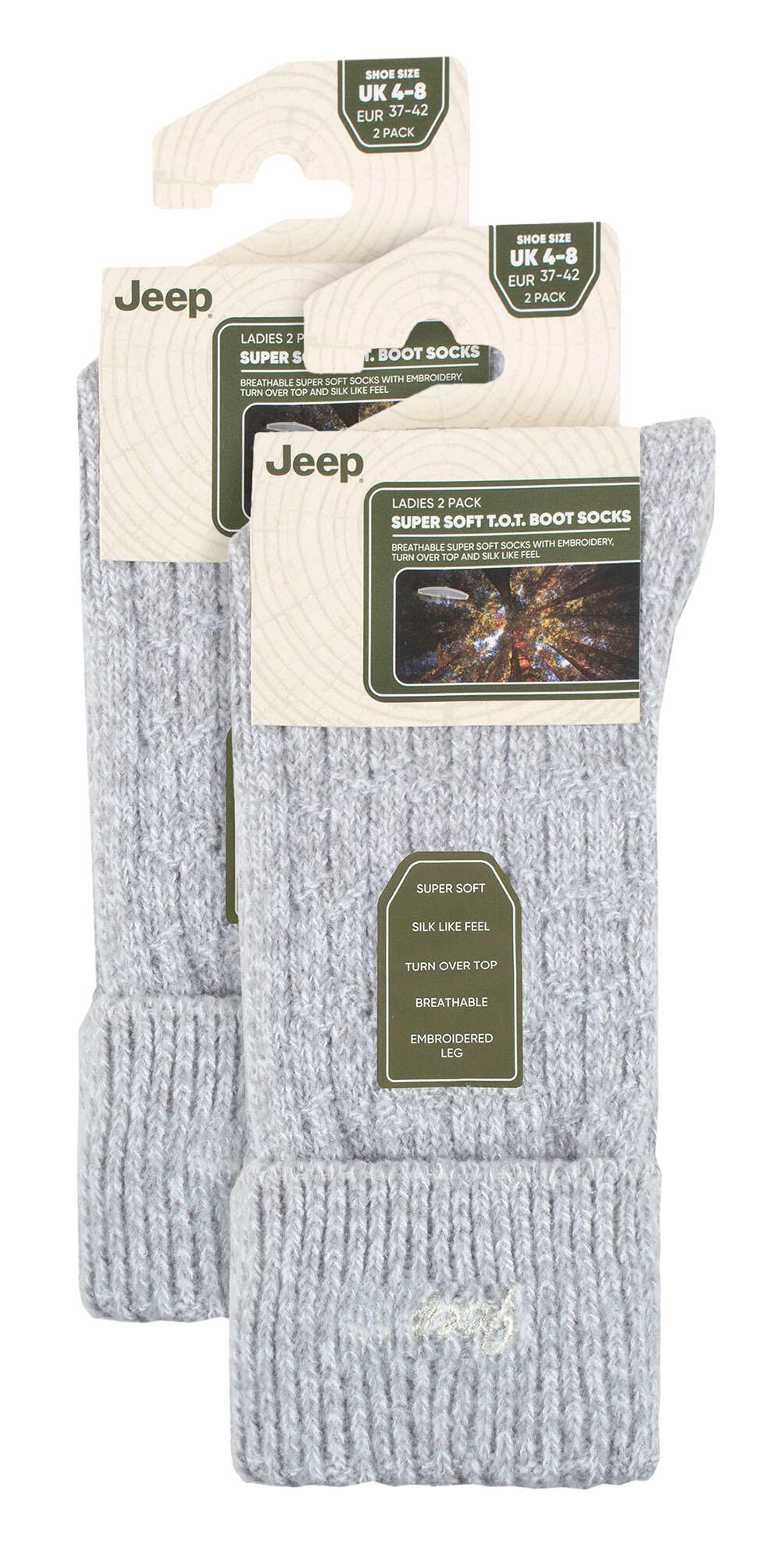 Ladies 4 Pack Super Soft Walking Boot Socks | Outdoor Socks for Hiking ...