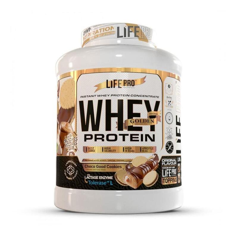 Whey Protéine | Whey Protein Gourmet (2kg) | Choco Cookie LIFEPRO | Decathlon