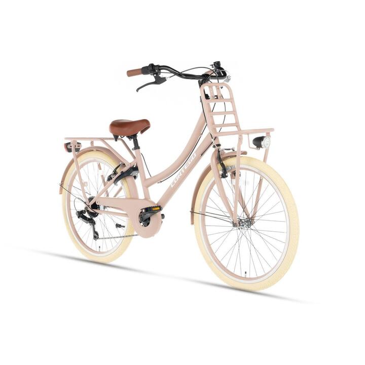 CORE Cortego Transporter Meisjesfiets 24 inch - 7 Versnellingen - Zalm ...