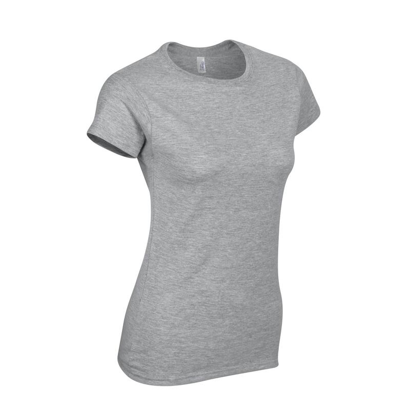 Tshirt SOFTSTYLE Femme (Gris) GILDAN | Decathlon