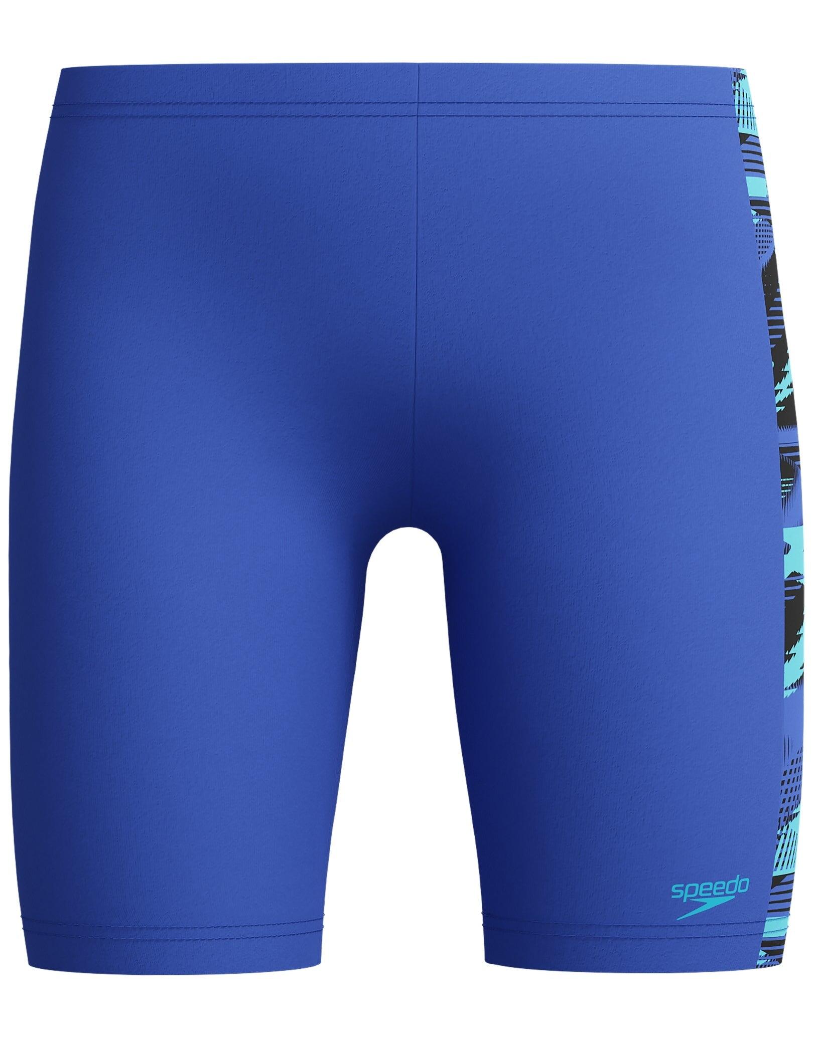 Speedo Boys Hyperboom Panel Swim Jammer - Blue/Multi SPEEDO | Decathlon