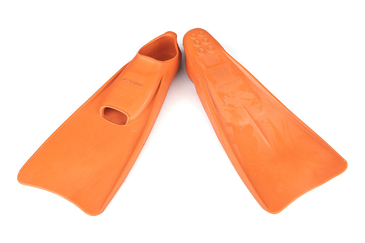 Fins Rubber Blue 41 cm 38-39 Schwimmen Unisex SPORT THIEME | Decathlon