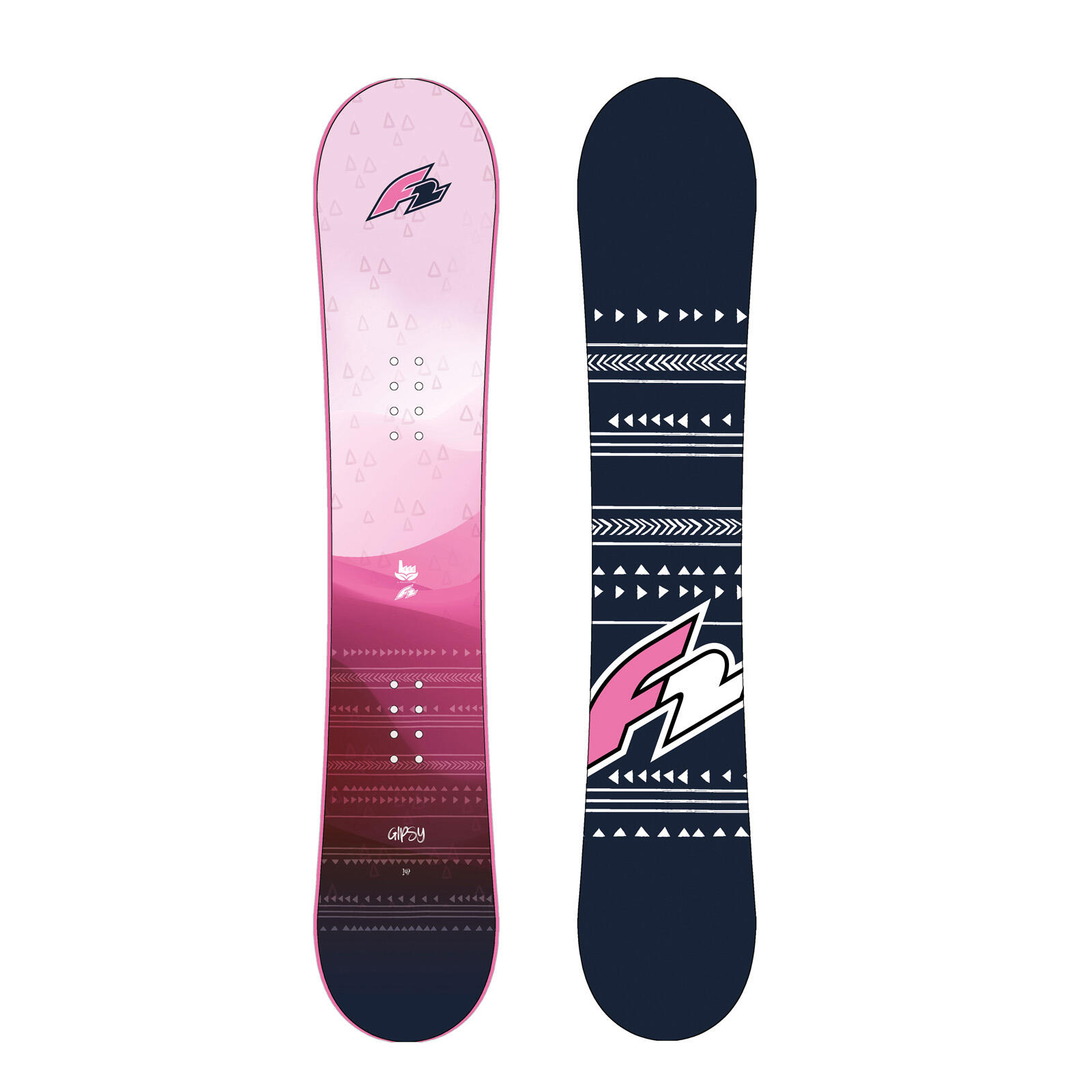 F2 Damen Snowboard Gipsy Freeride/Freestyle 138 cm Pink 2025 F2 | Decathlon