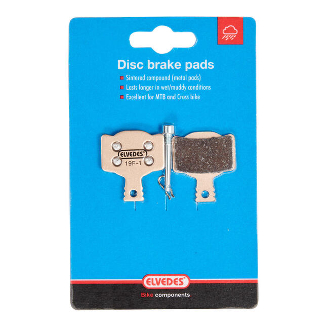 ELVEDES Schijfremblokset Hayes Prime - Gesinterd (1 Paar) | Decathlon