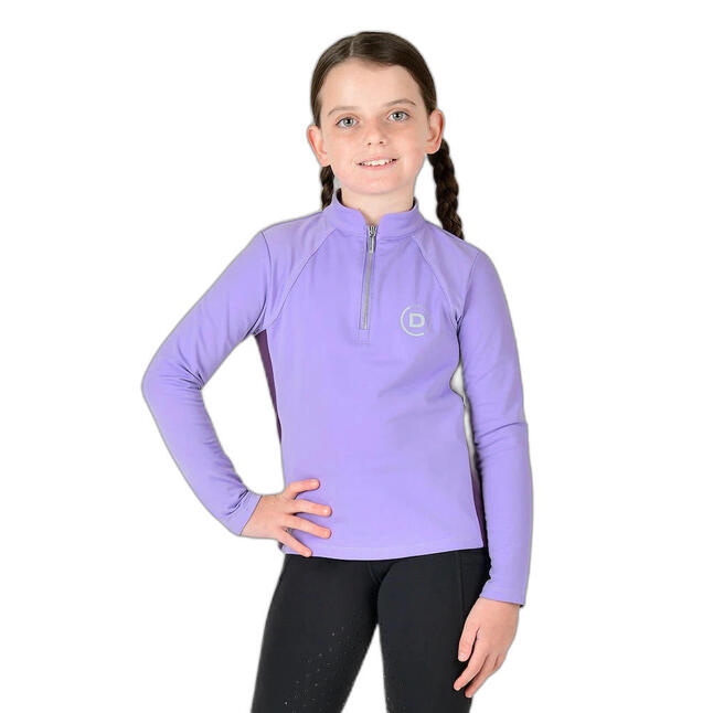 Dziecięca koszulka do jazdy konnej Dublin Sadie Panel Detail DUBLIN ...