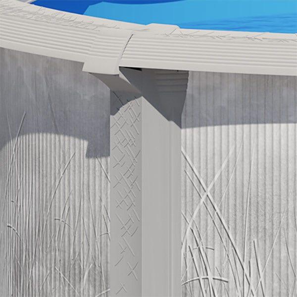 Piscine hors sol acier résine grise Trigano TRIGANO | Decathlon