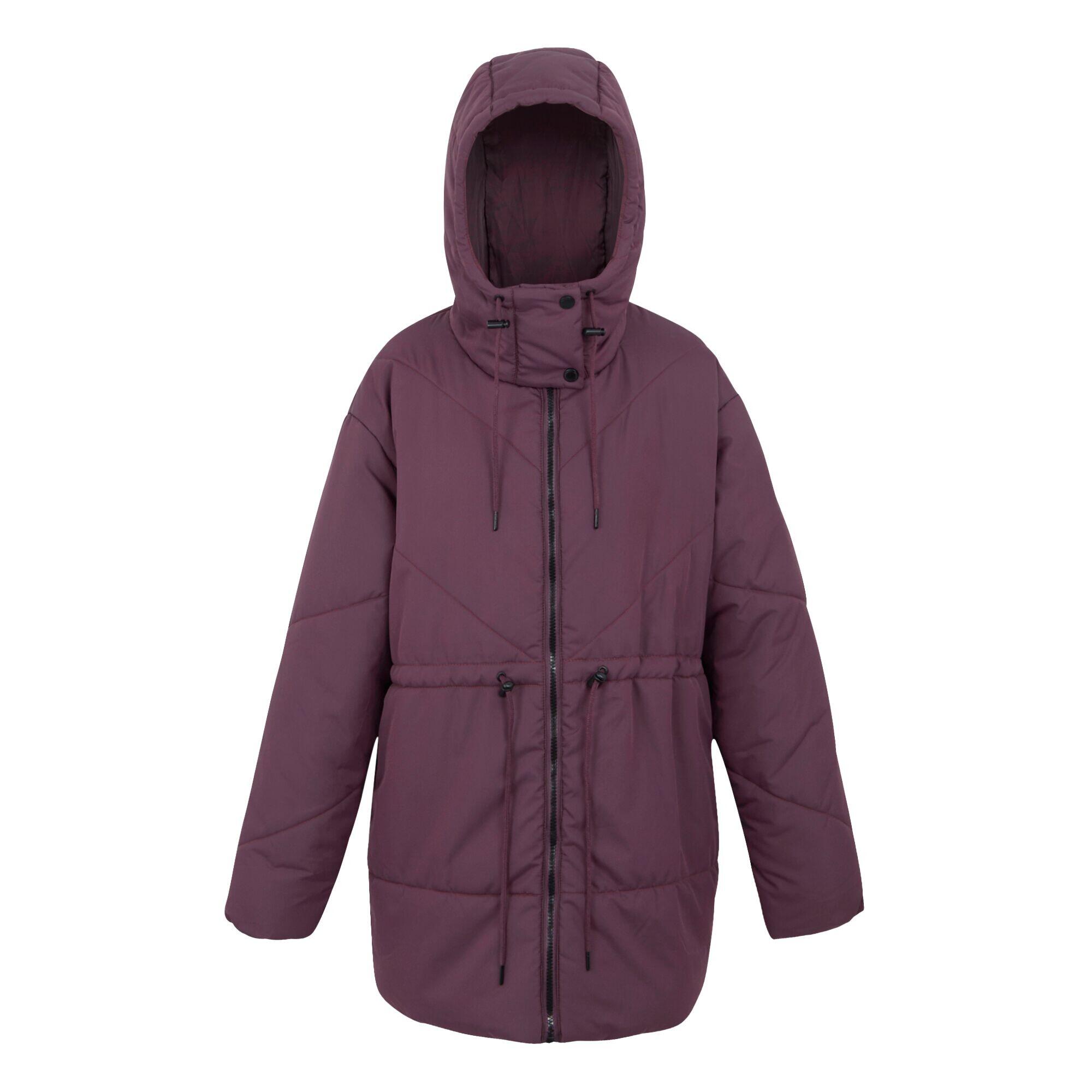 Womens/Ladies Rurie Baffled Padded Jacket (Deep Plum) REGATTA | Decathlon