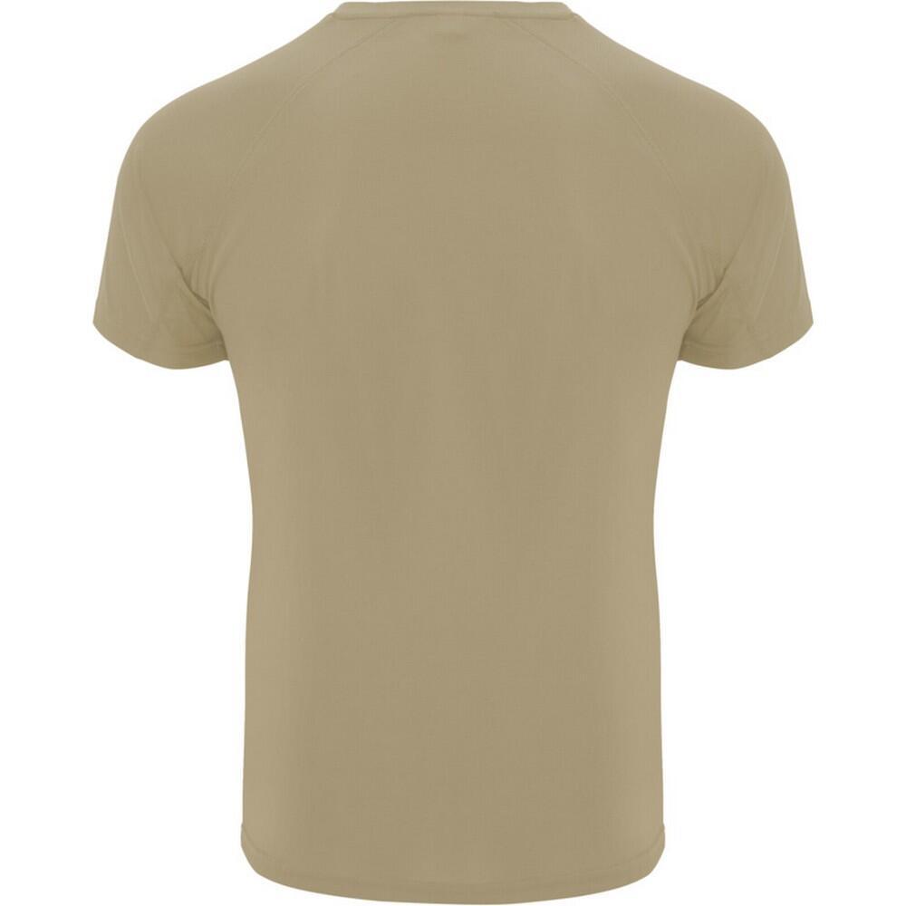 Mens Bahrain ShortSleeved Sports TShirt (Dark Sand) | Decathlon