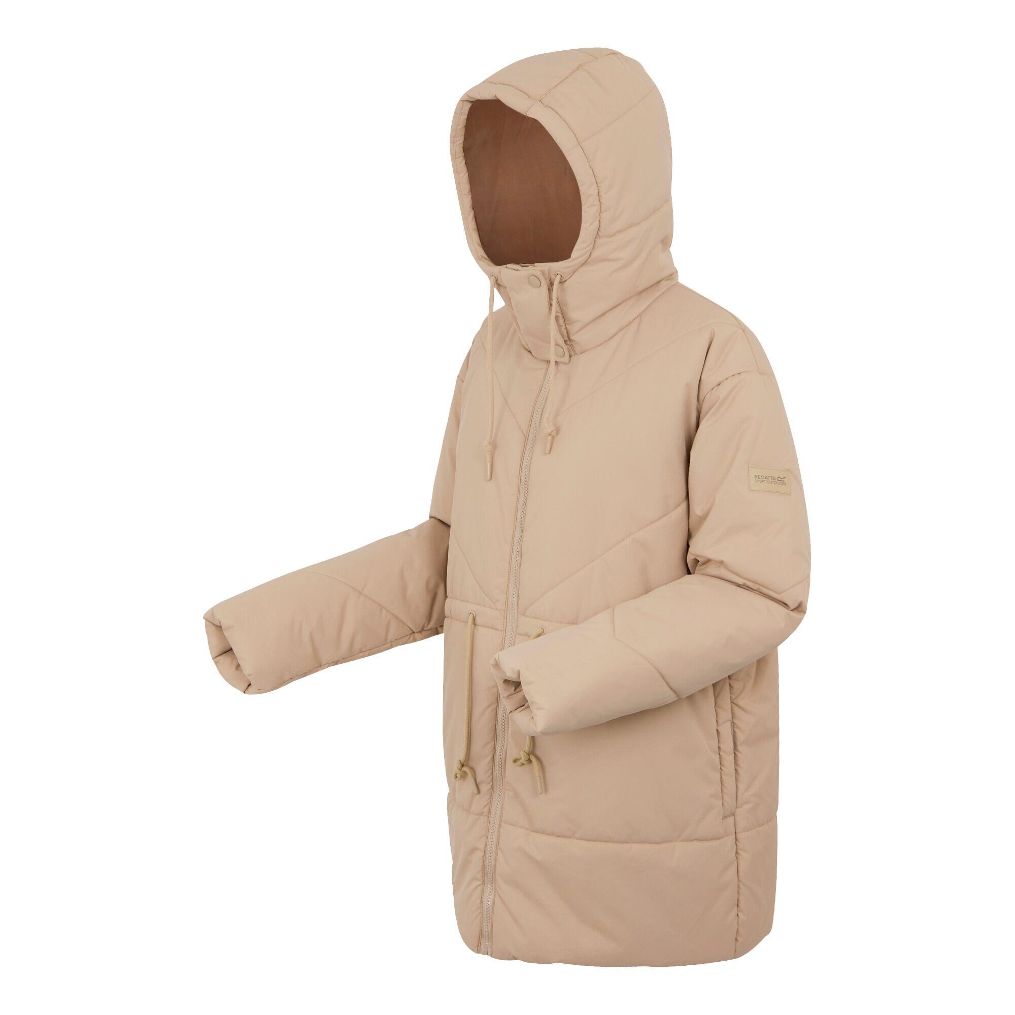 Womens/Ladies Rurie Baffled Padded Jacket (Warm Taupe) REGATTA | Decathlon