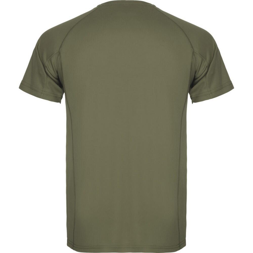 Mens Montecarlo ShortSleeved Sports TShirt (Military Green) ROLY ...