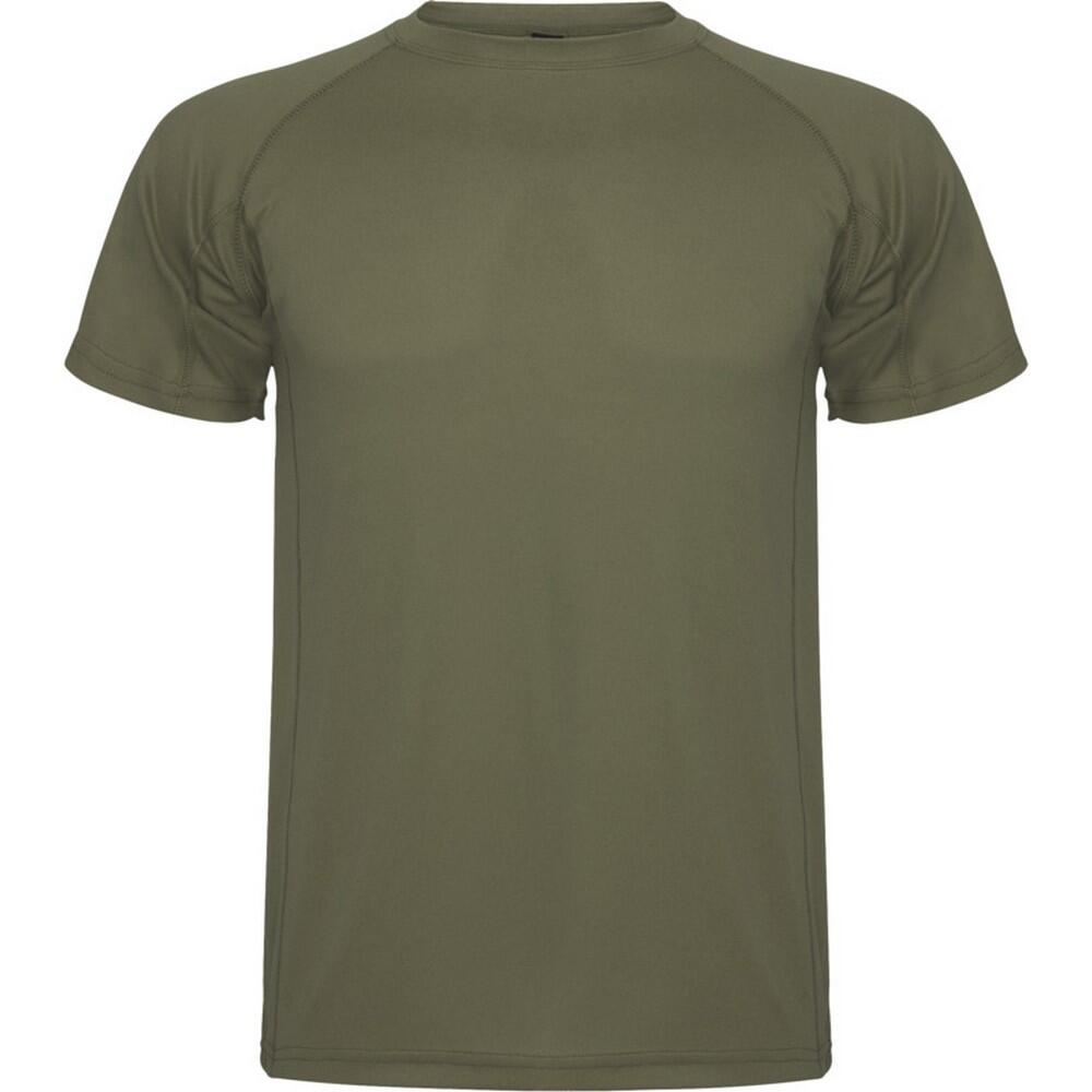 Mens Montecarlo ShortSleeved Sports TShirt (Military Green) ROLY ...