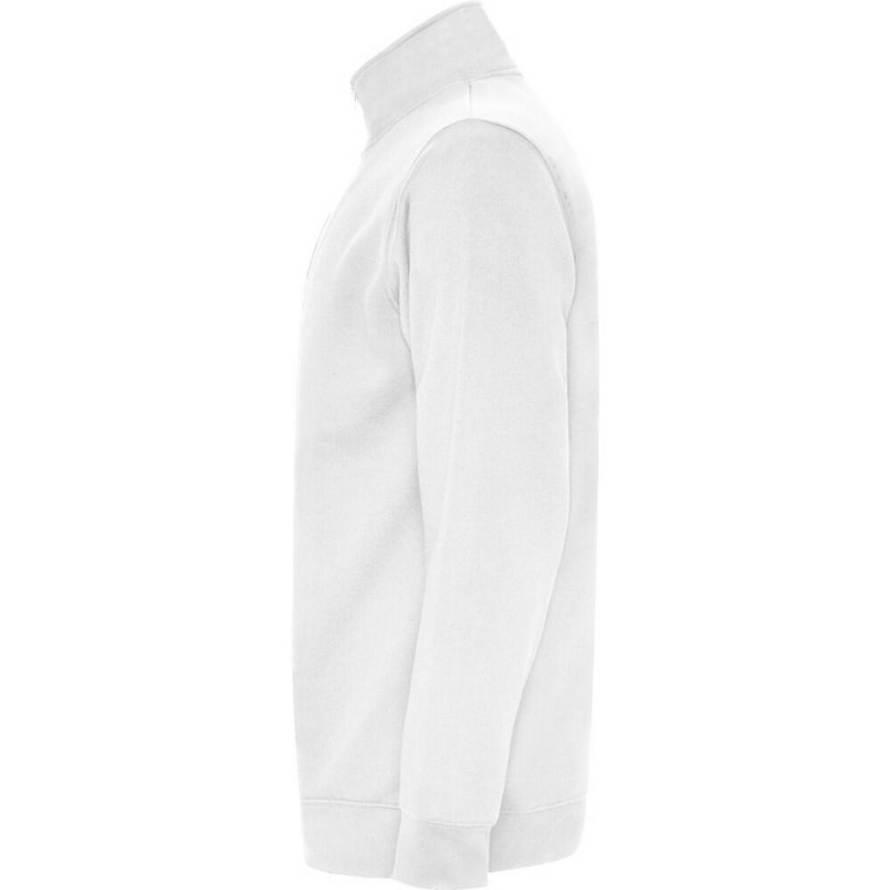 Mens Aneto Quarter Zip Sweatshirt (White) | Decathlon