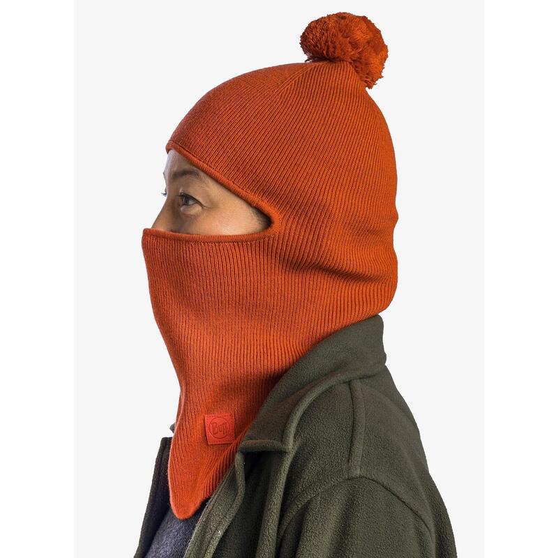 Kominiarka Buff Knitted Balaclava Nilan - orange red BUFF | Decathlon