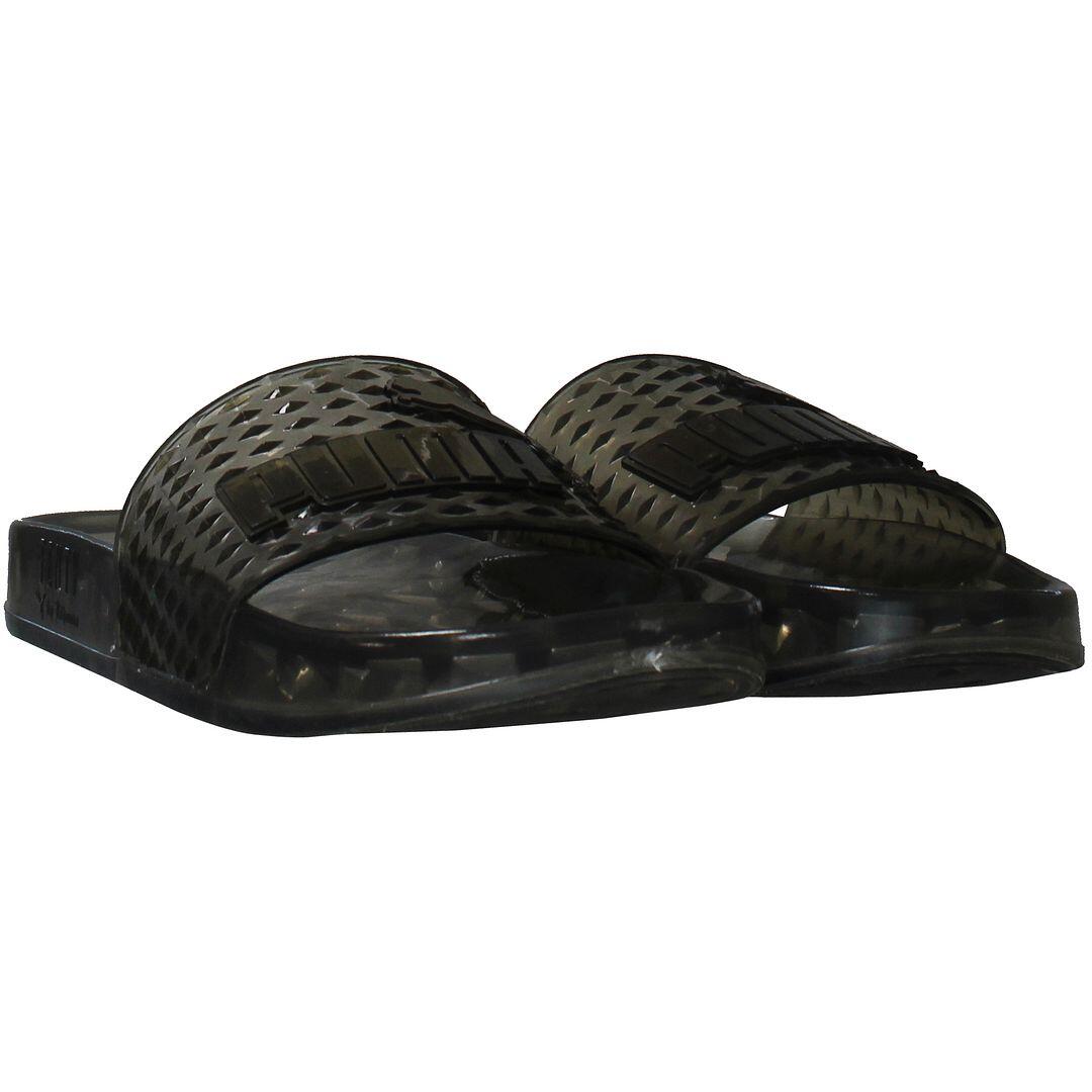 Puma x Rihanna Fenty Jelly Womens Black Sliders PUMA | Decathlon