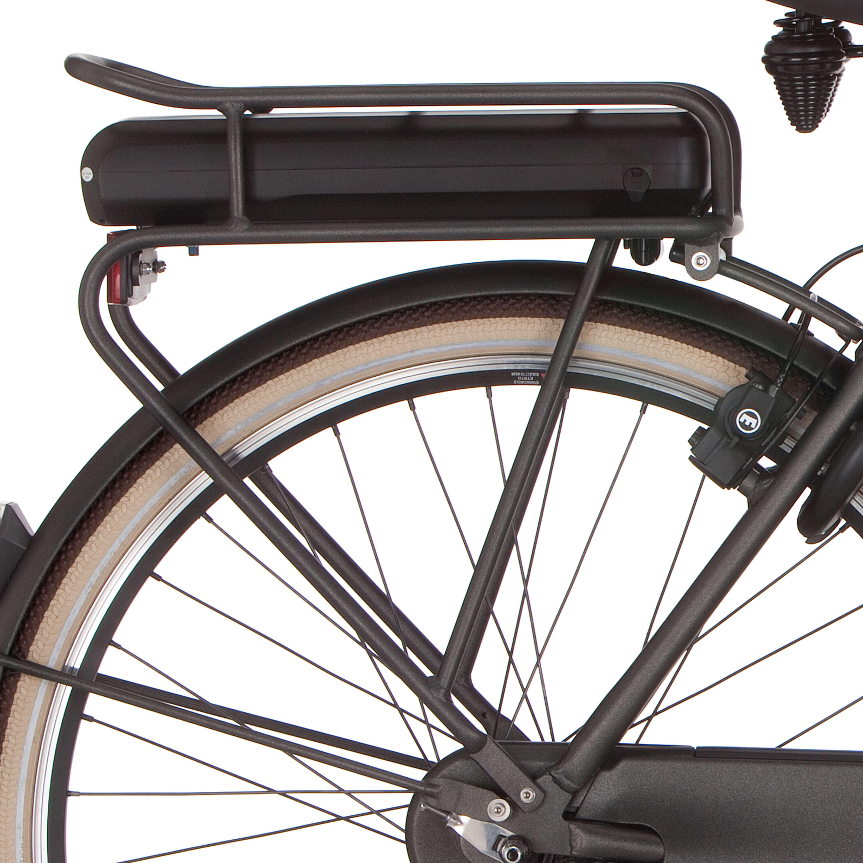 Cortina E-U4 Bafang Black Gold Matt Bicycle Carrier CORTINA | Decathlon