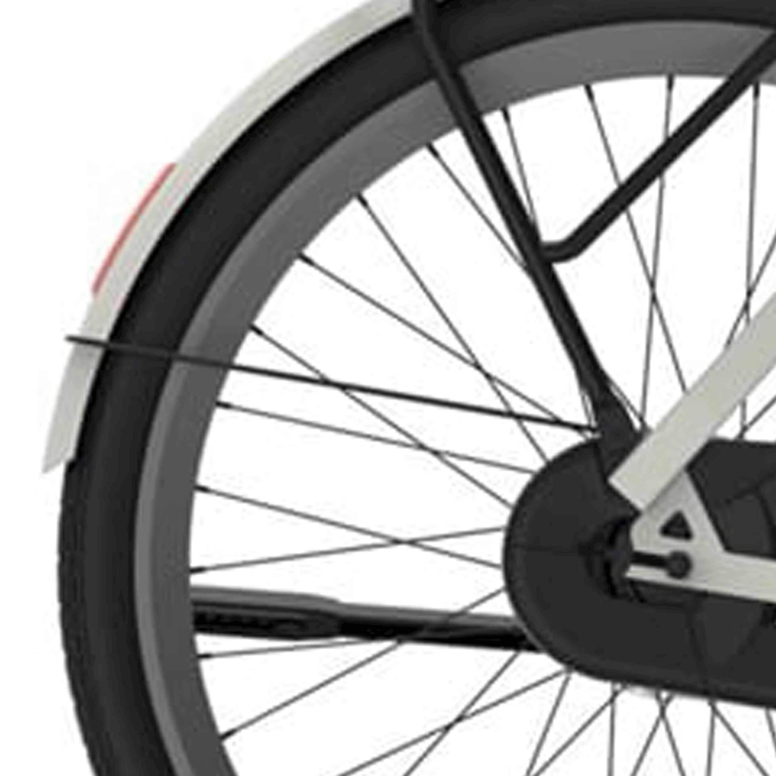 Cortina Heckfenderstange 28 E-Nite Metallic Silber Matt CORTINA | Decathlon