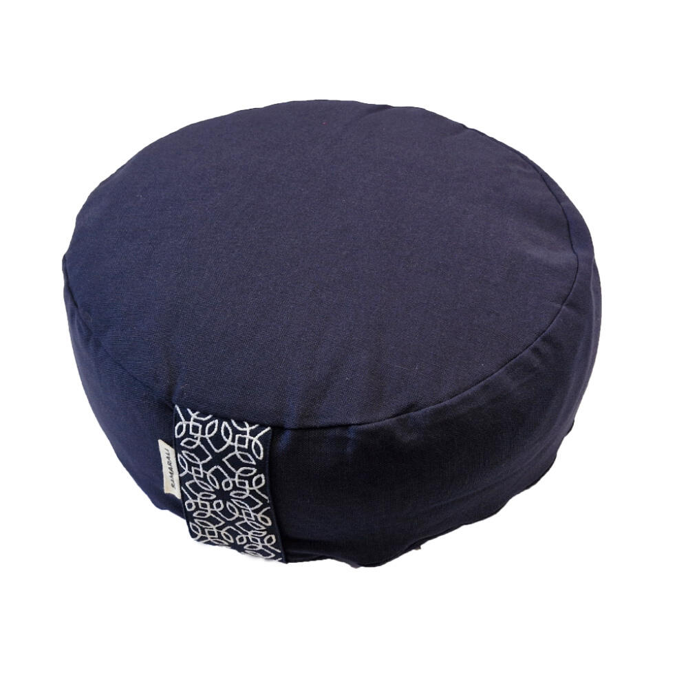 Round cushion - Navy Blue XL - 38 x 38 x 12 cm SAMARALI | Decathlon