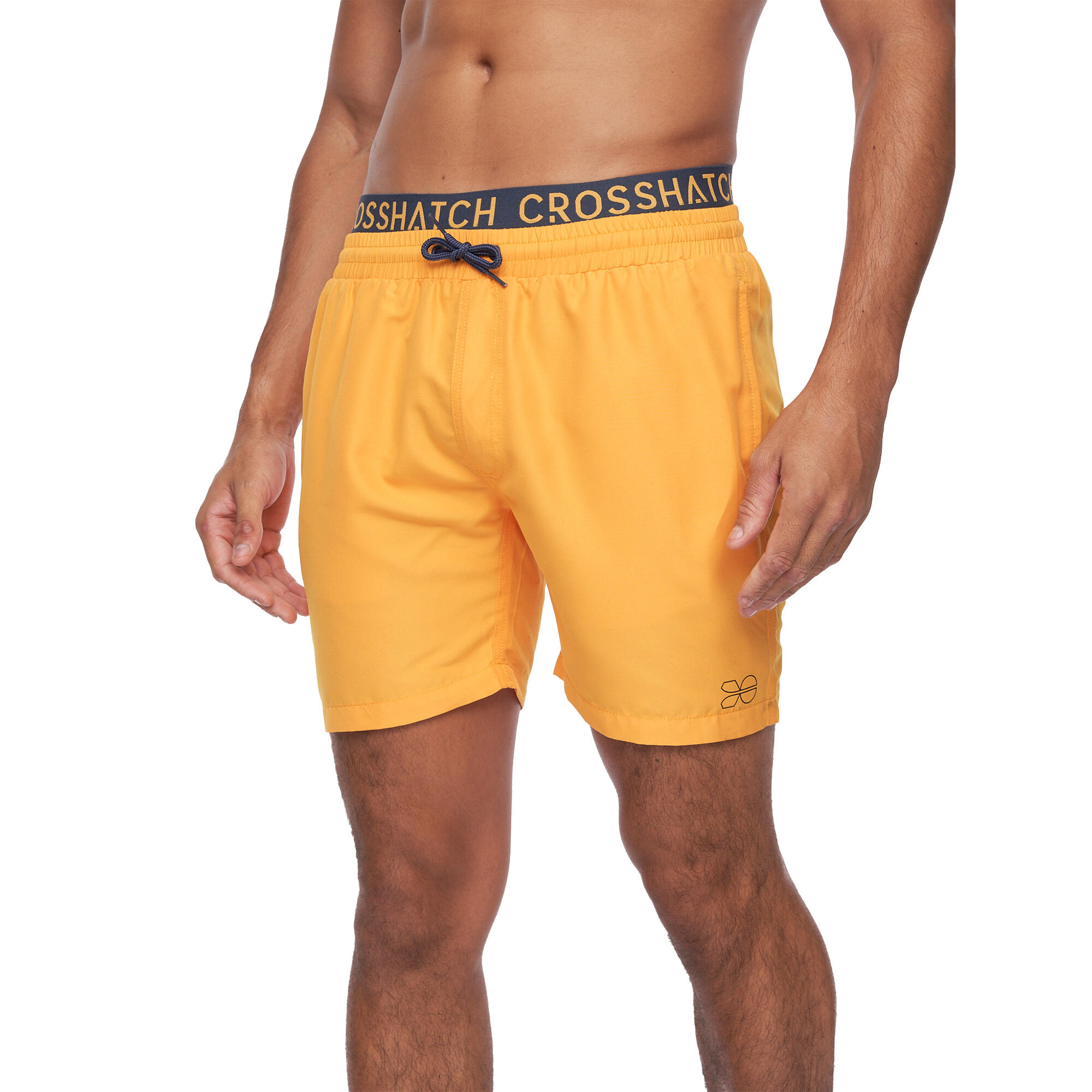 Mens Bandout Swim Shorts (Yellow) CROSSHATCH | Decathlon