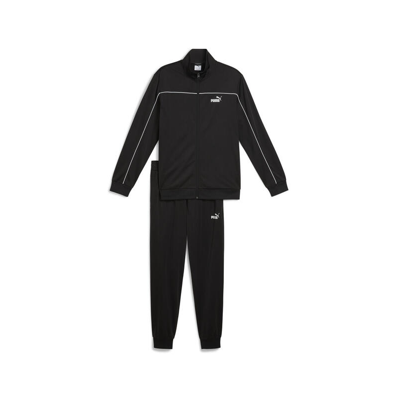 Poly Piping Tracksuit Men PUMA Black PUMA - Decathlon