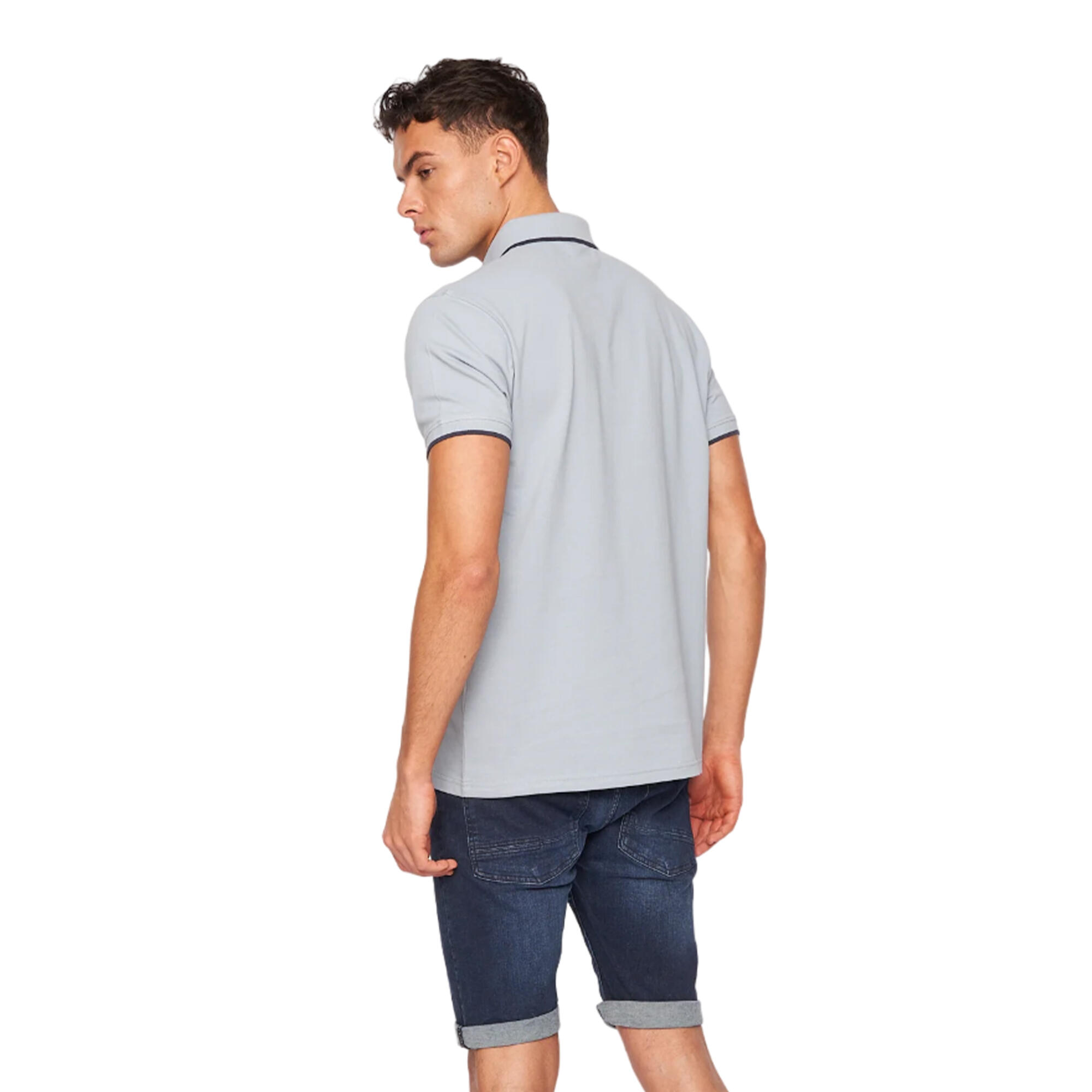 Mens Mapouts Polo Shirt (Dusty Blue) CROSSHATCH | Decathlon