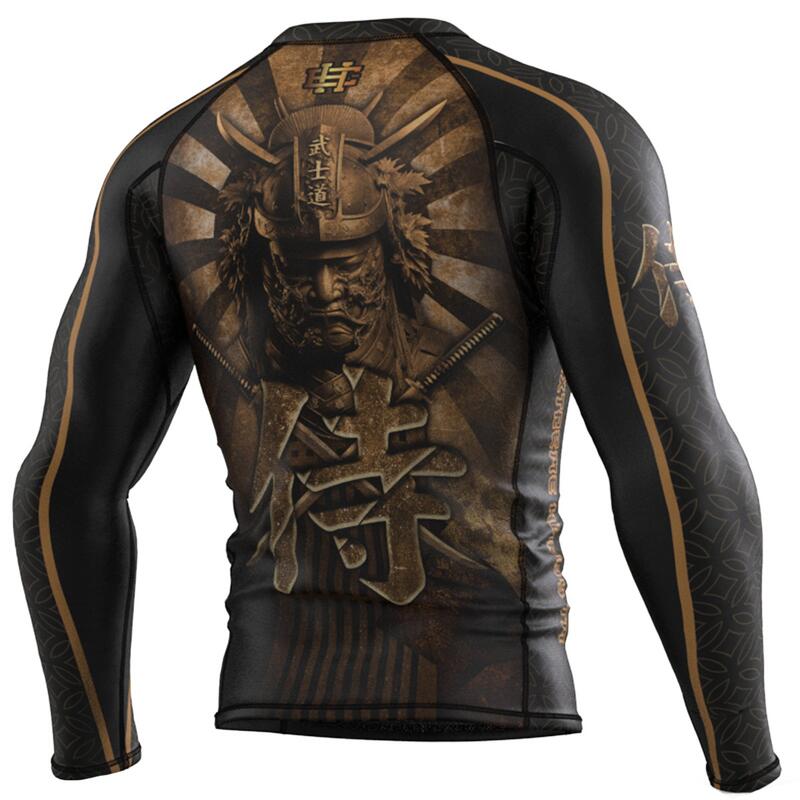 Rashguard à manches longues pour hommes MMA EXTREME HOBBY BUSHIDO ...