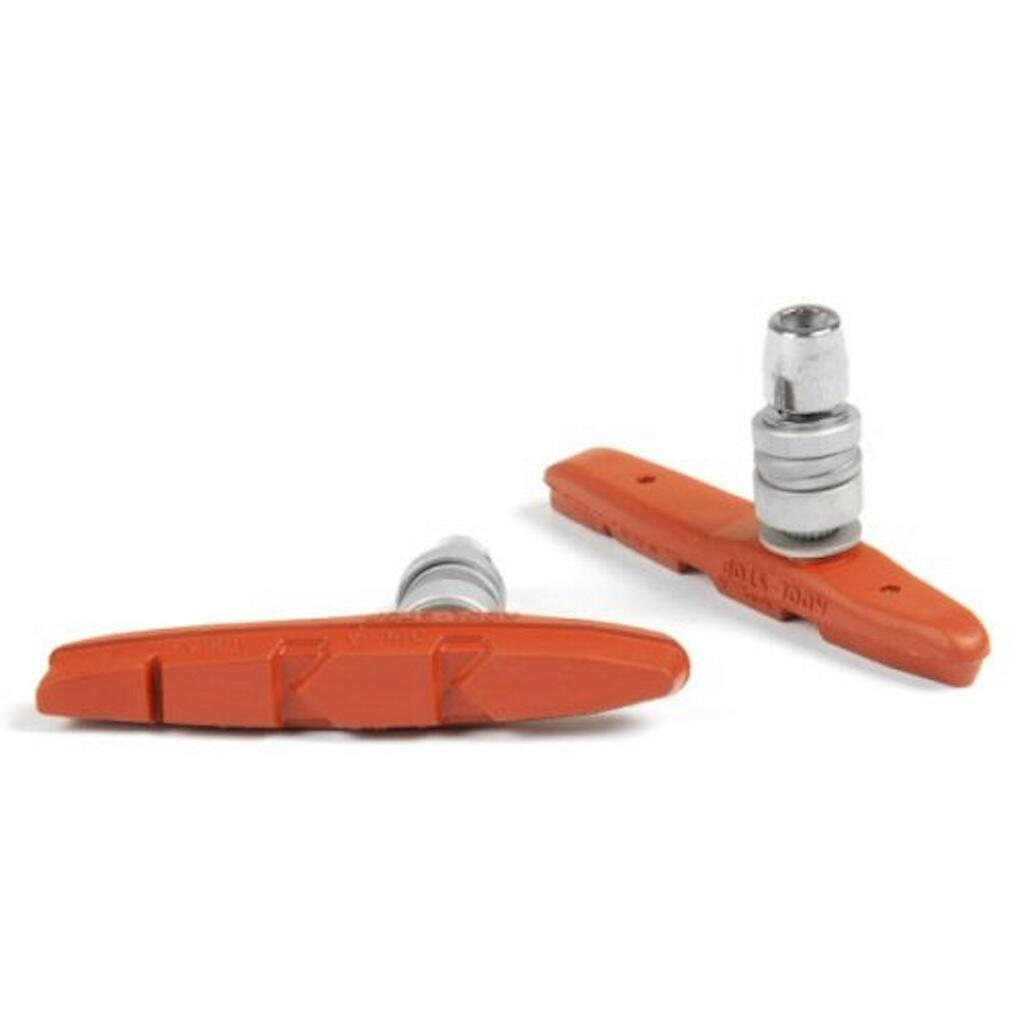 Thinline Threaded Bicycle Brake Pads Salmon KOOL-STOP | Decathlon