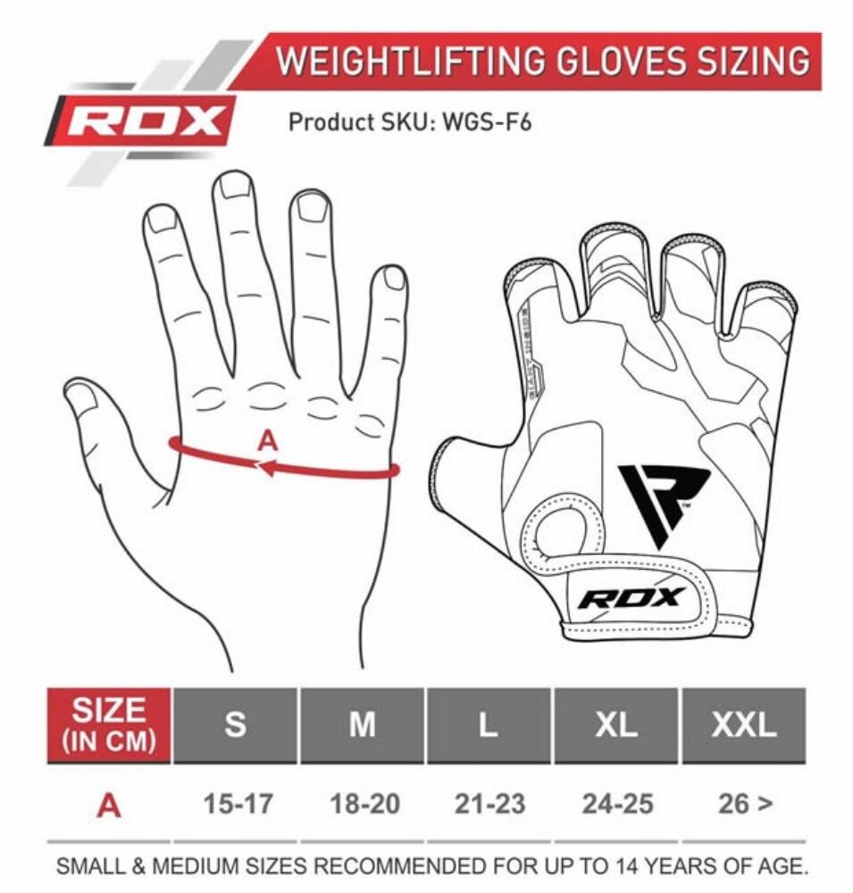 Gym Gloves Sumblimation F6 Gray-M RDX SPORTS | Decathlon