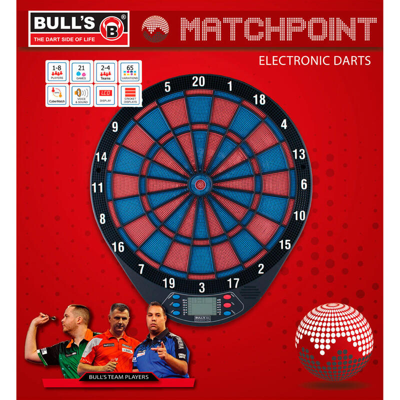 BULL'S Matchpoint Elektromos Dart Tábla BULL'S - Decathlon