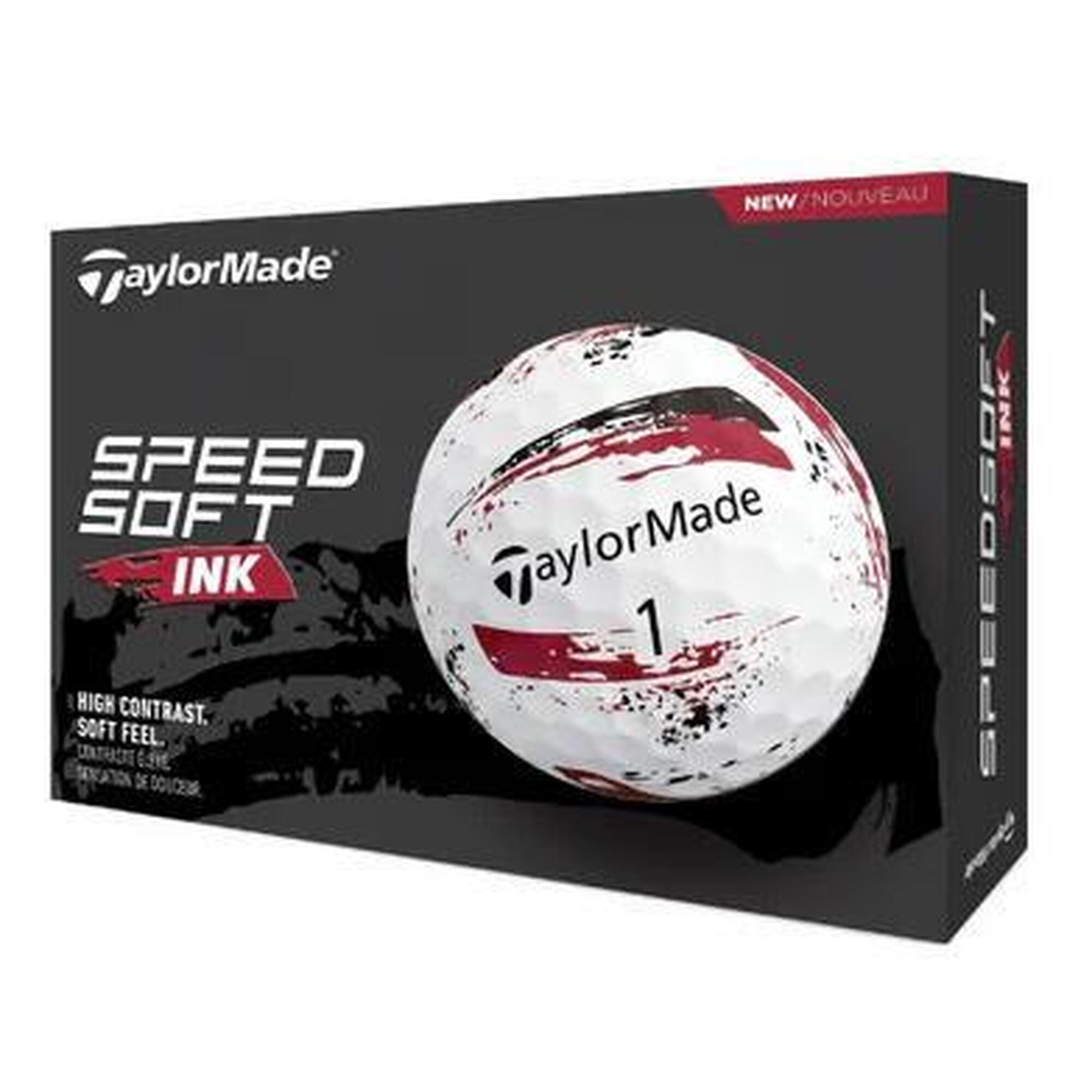 TAYLORMADE Balles de golf Taylormade SpeedSoft Ink, Rose | Decathlon