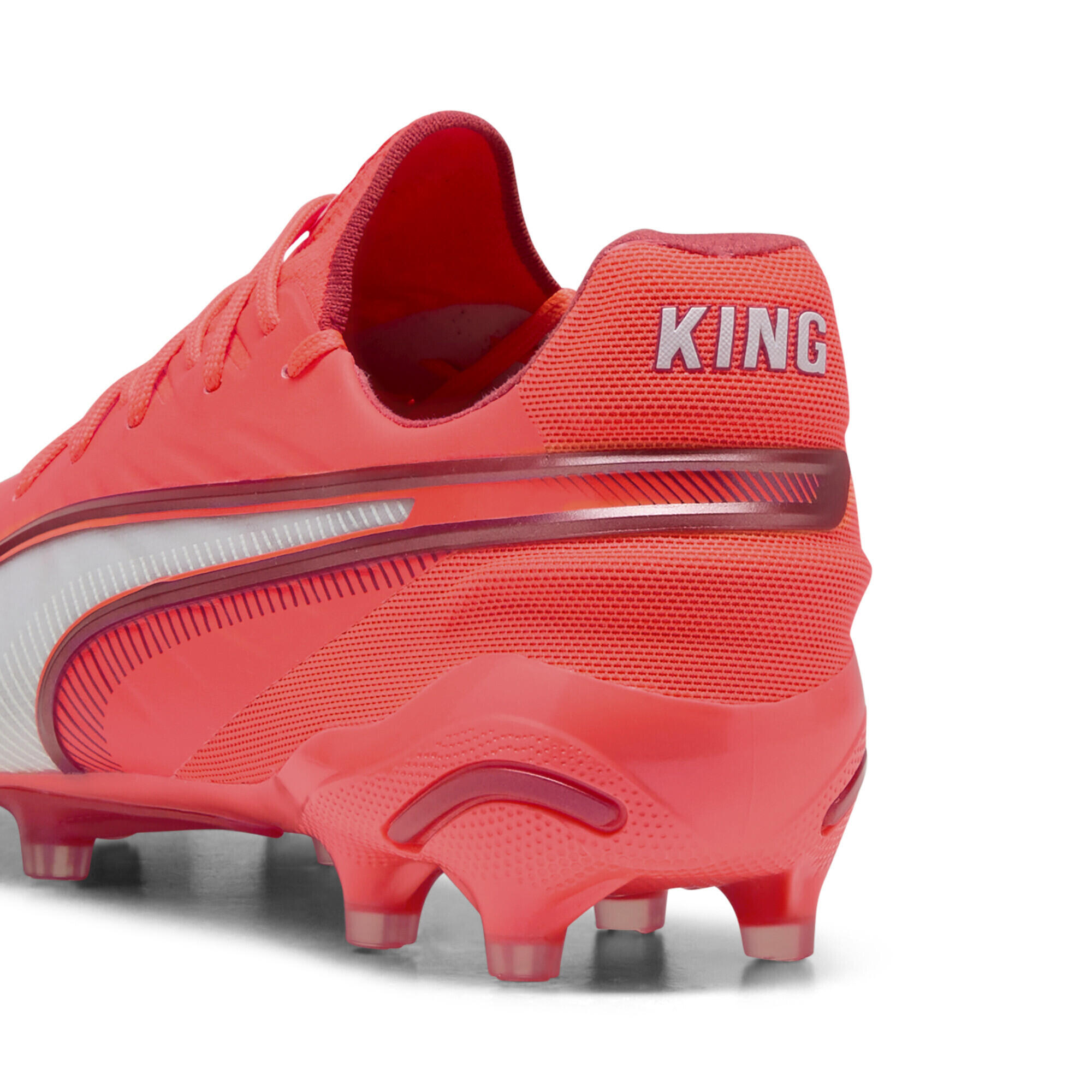 KING ULTIMATE FG/AG Fußballschuhe Erwachsene PUMA Glowing Red White Fire PUMA | Decathlon