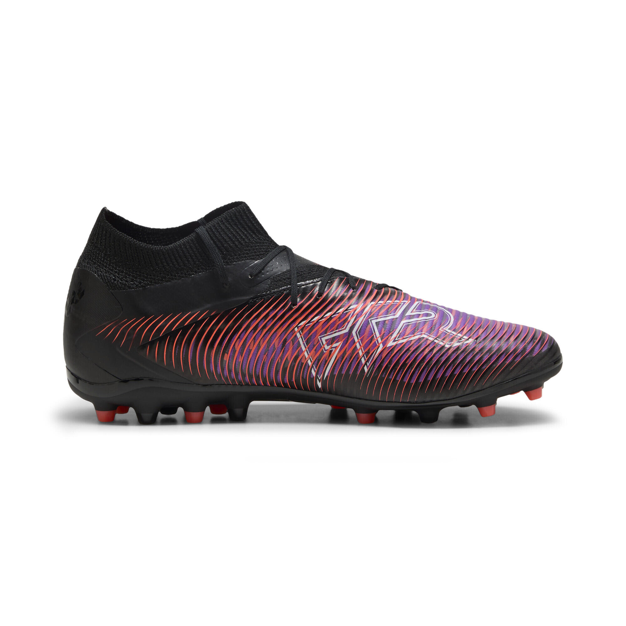 FUTURE 8 PRO MG voetbalschoenen PUMA Black White Glowing Red PUMA ...