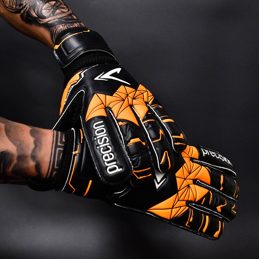 Precision Fusion X Roll Finger Protect Goalkeeper Gloves PRECISION GK ...