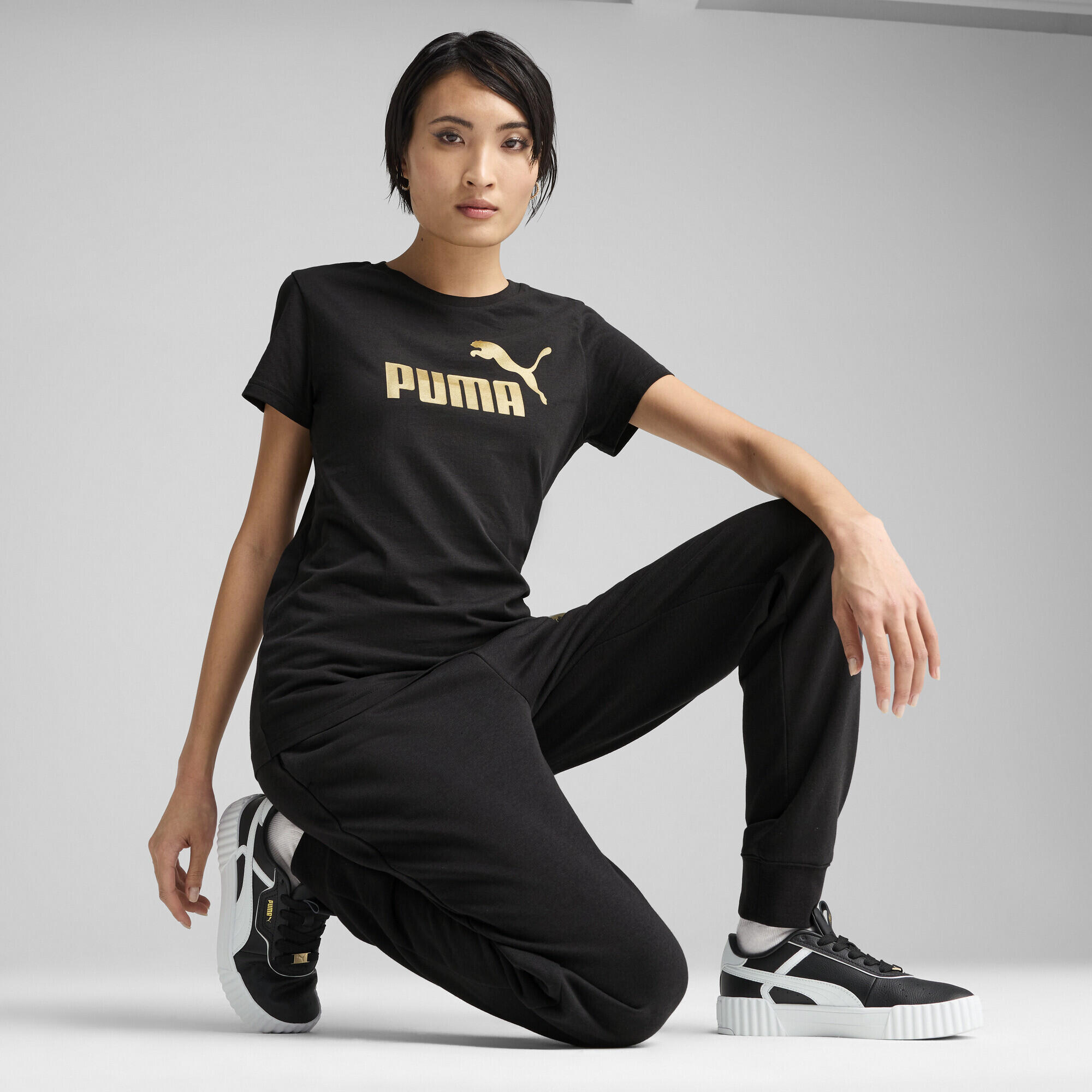 Camiseta Mulher Ess Metallic No. 1 Logo PUMA PUMA | Decathlon