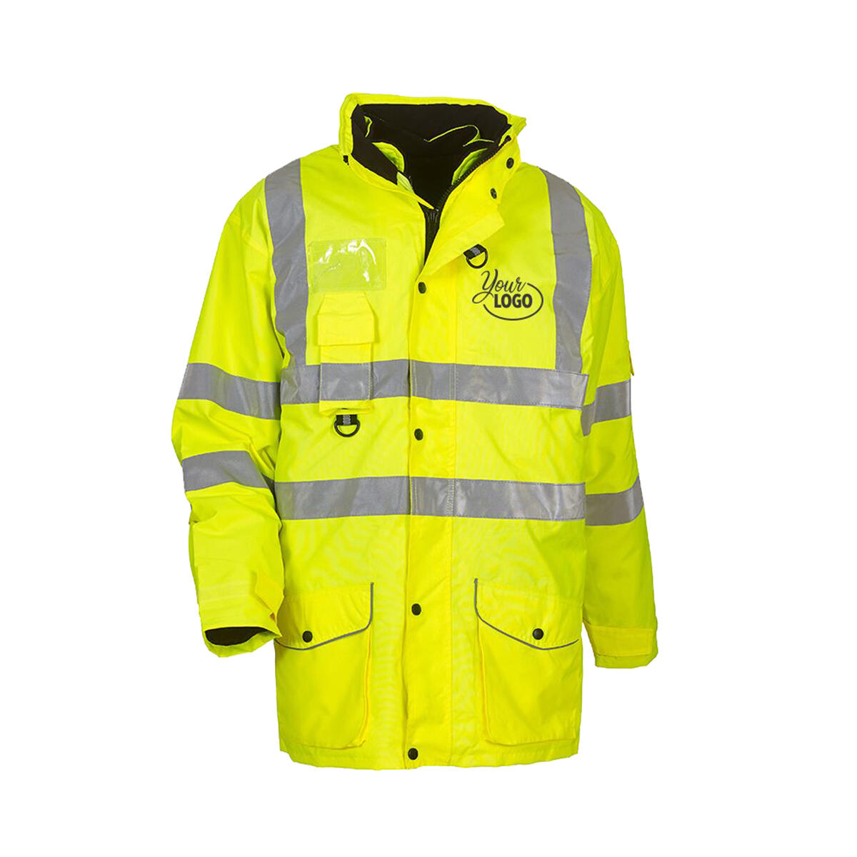 Hi Vis MultiFunction Breathable & Waterproof 7In1 Jacket (Hi Vis Orange ...