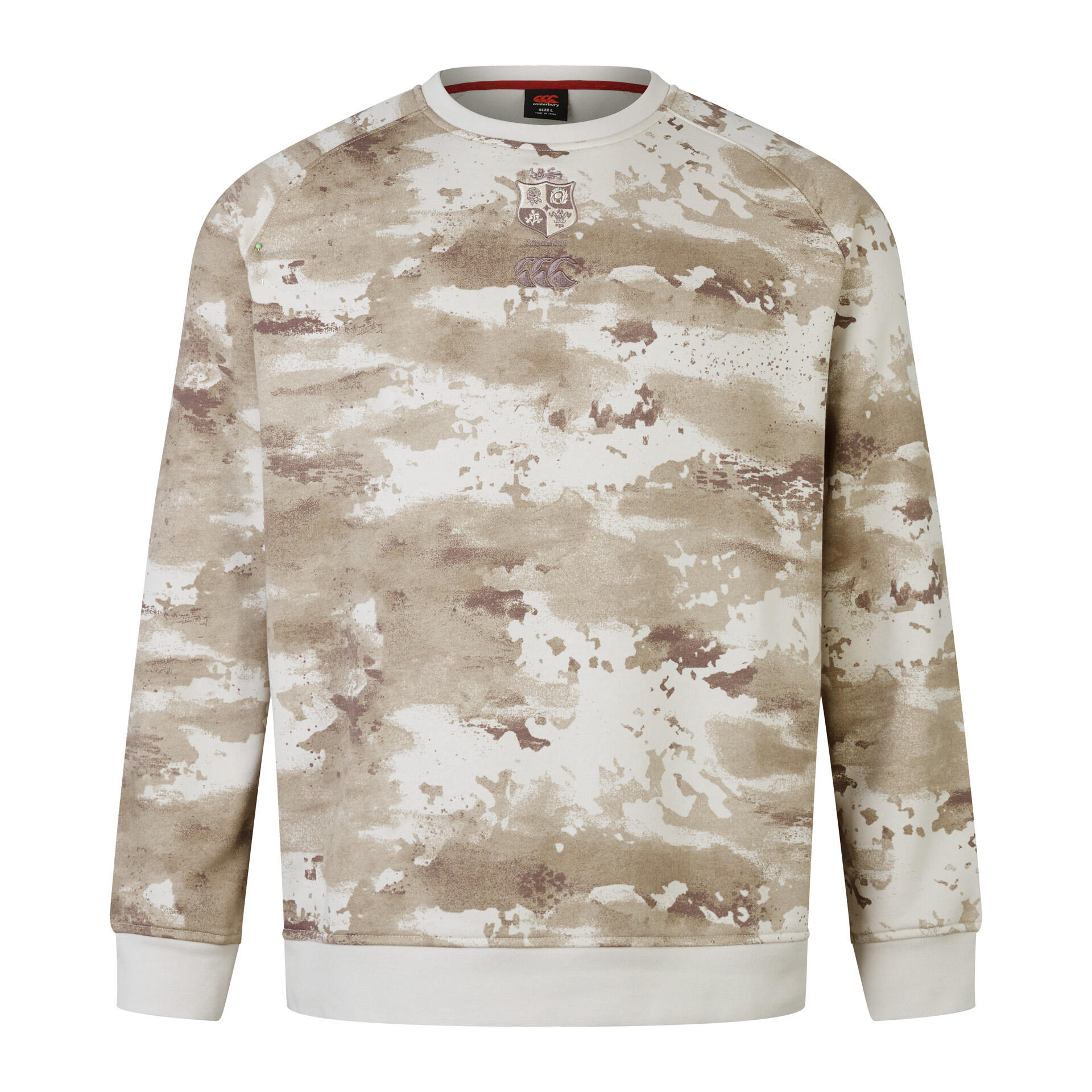 British & Irish Lions 2025 Mens Camo Rugby Crew Sweatshirt | Decathlon