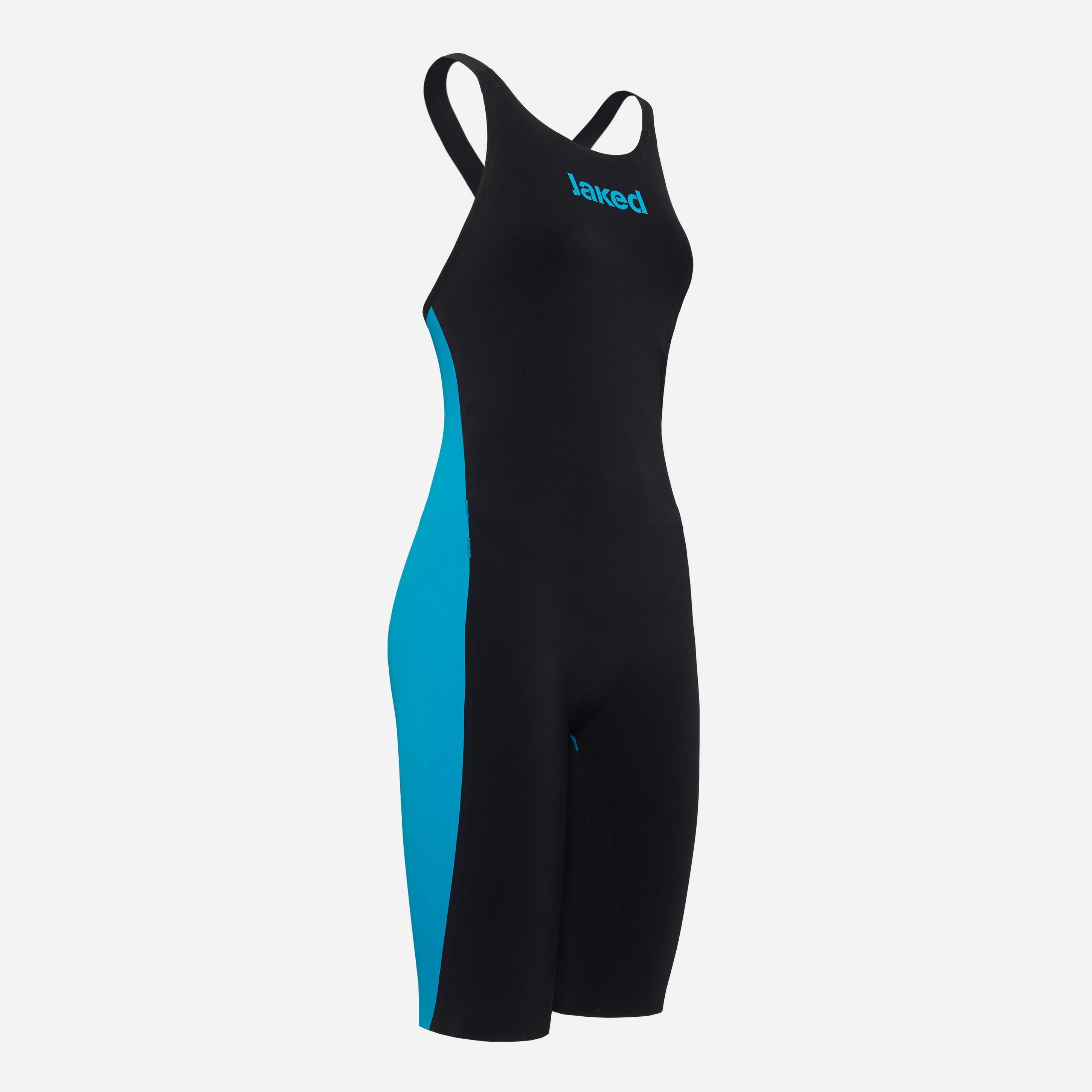 Damen-Bademode aus Synthetik in Schwarz und Türkis | Decathlon